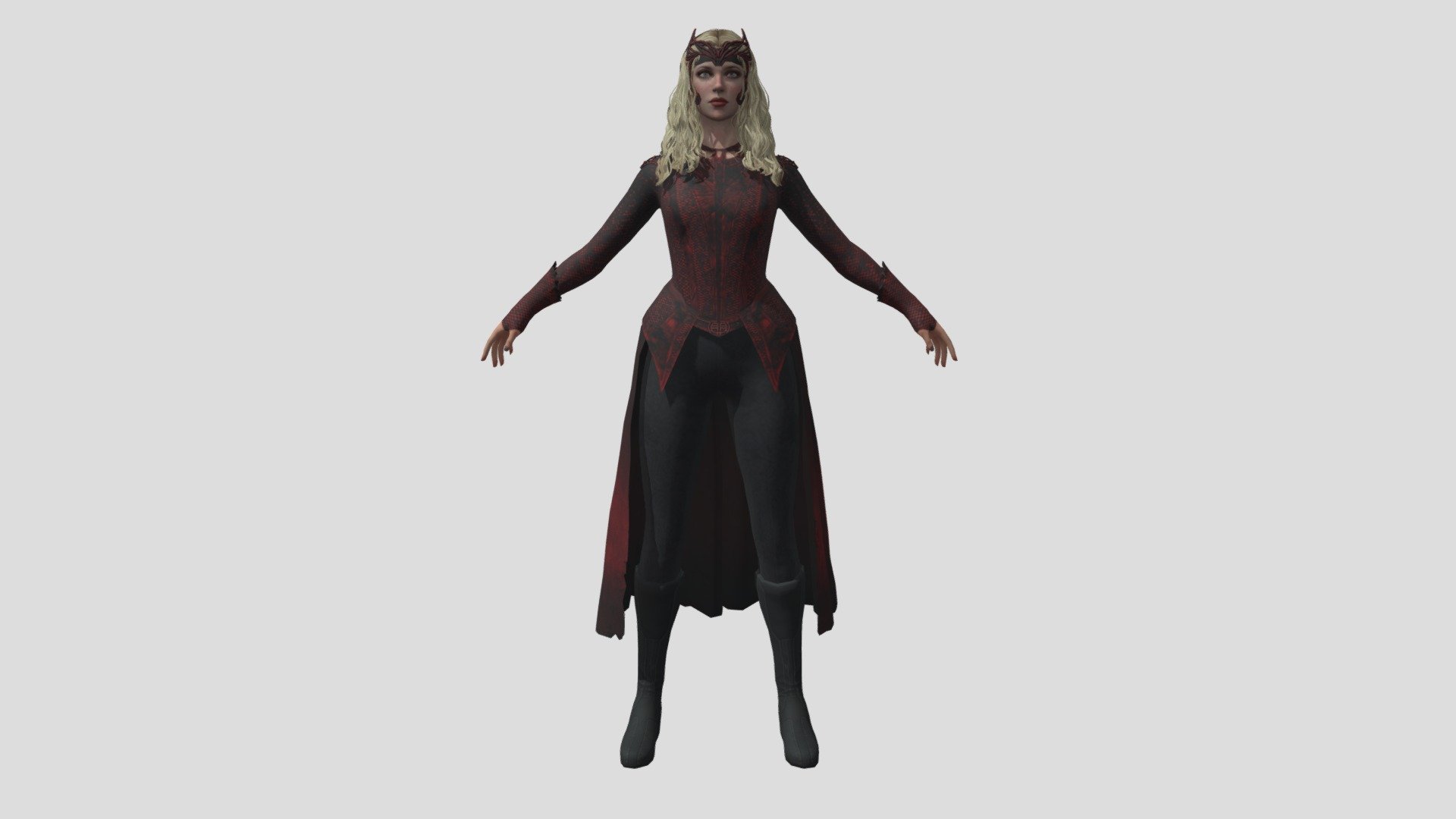 Wanda (Textured) (Rigged) - Download Free 3D model by 3D MODELS ...