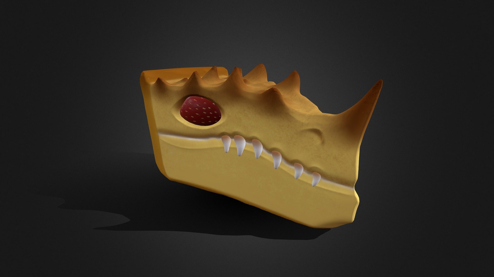 CheeseCake dragon - 3D model by ExeCuteBunny [6afdc34] - Sketchfab