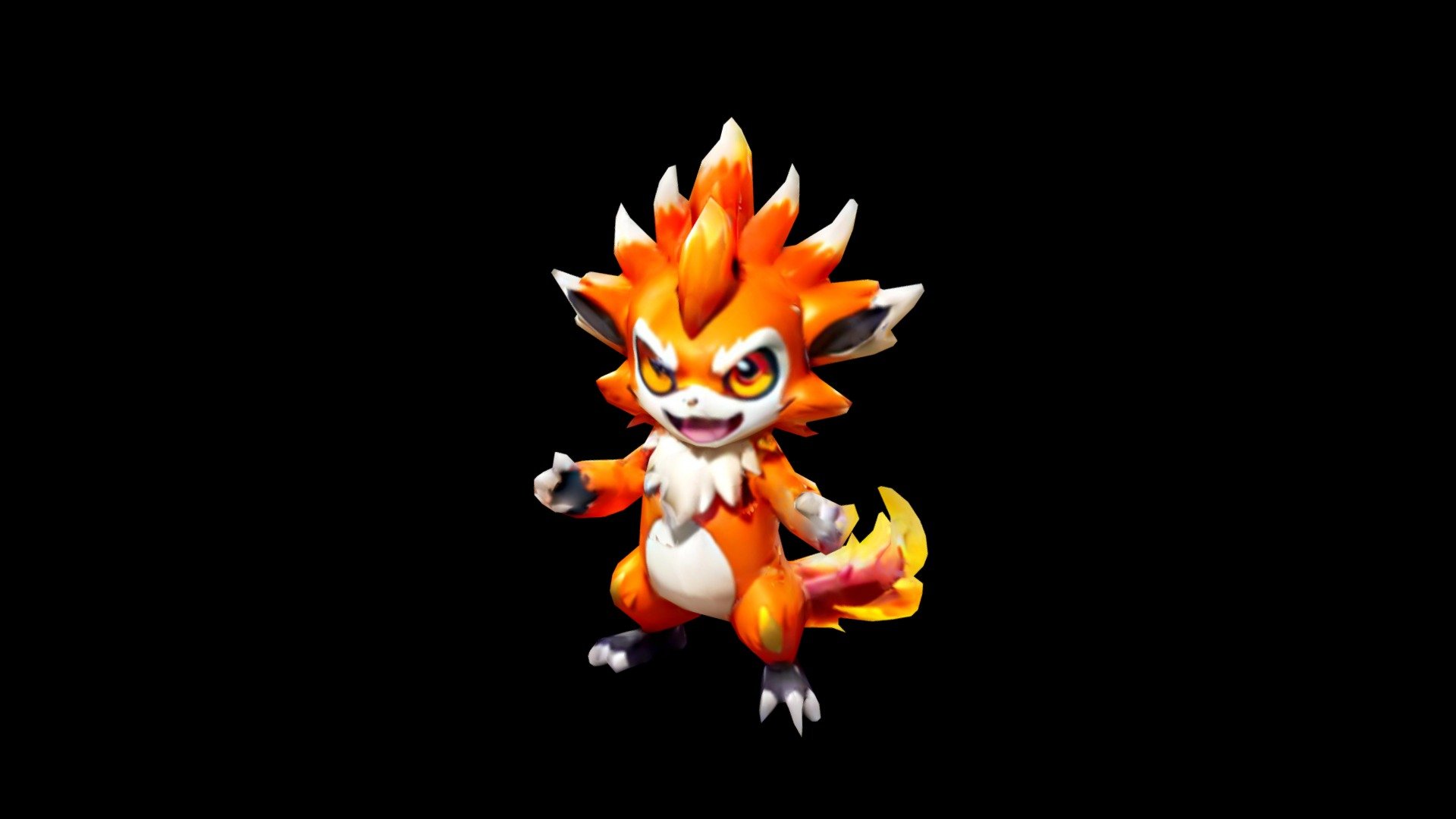 "Red-Hai-ling, the Flaming Vixen from Pokemon," - Download Free 3D ...