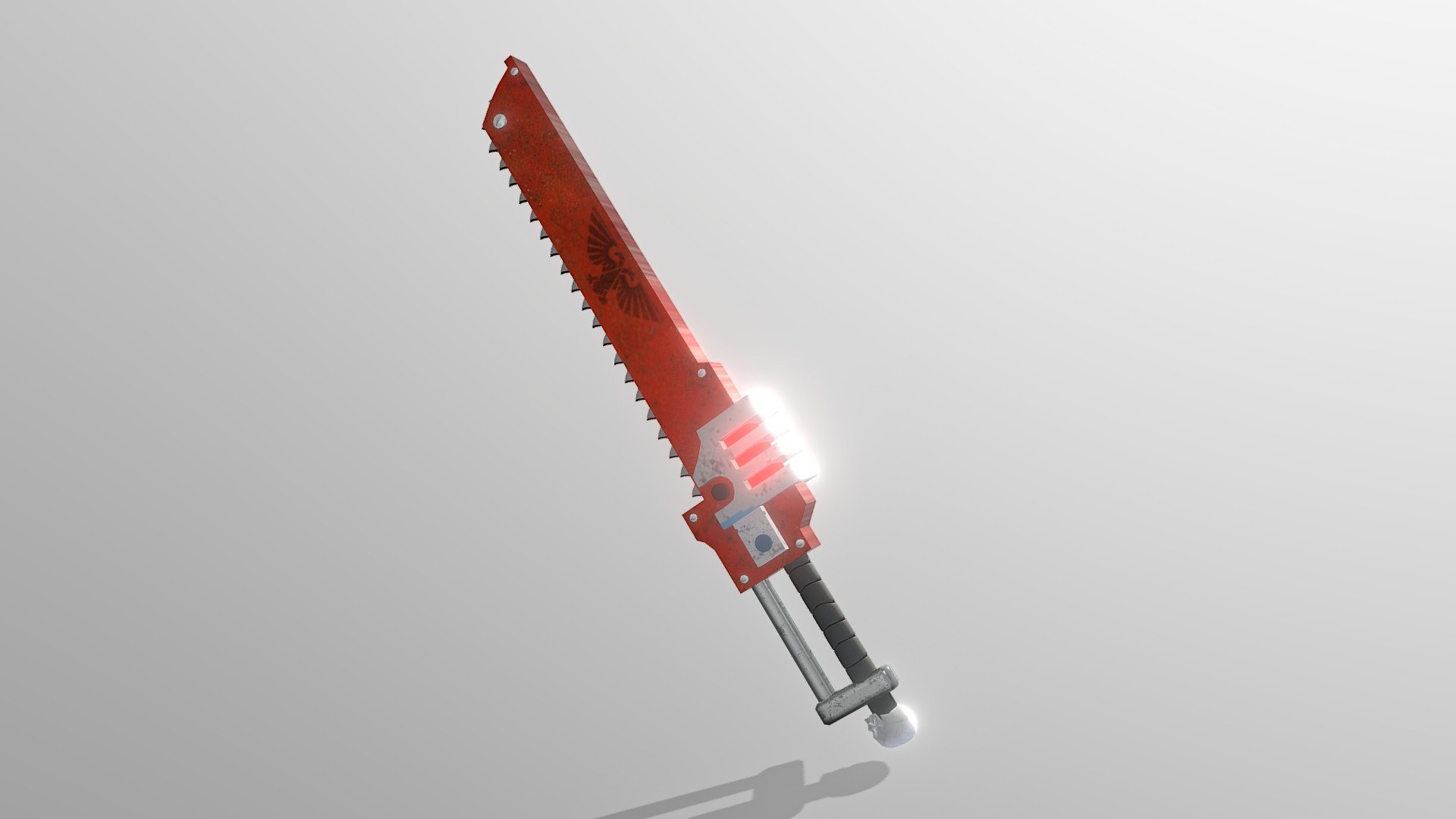Warhammer 40k - Chainsword - 3D model by Creative Icarus (@Creative ...