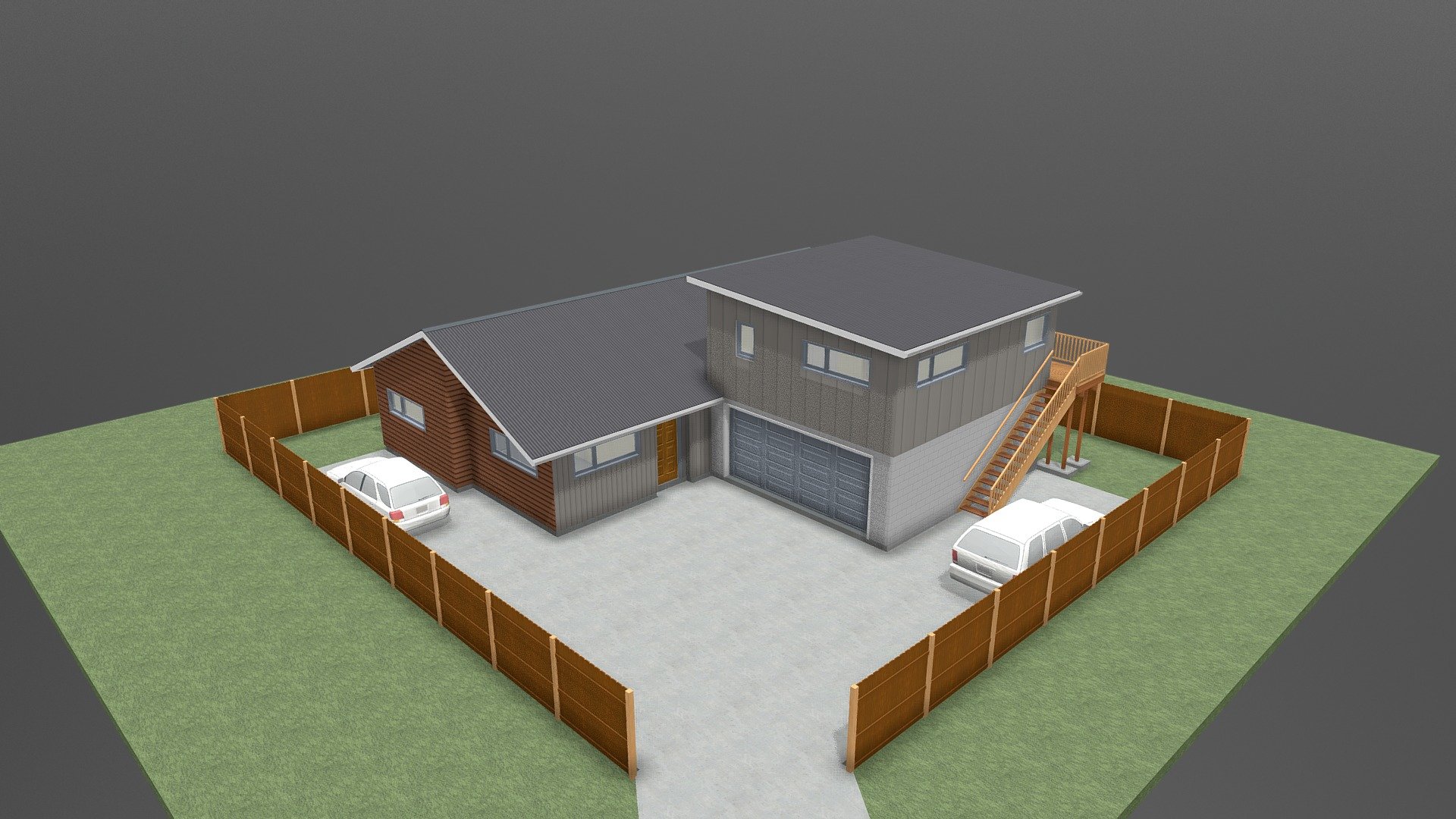 Draft House Design - 3D model by Azimuth Design (@azimuthnz) [6b00802 ...