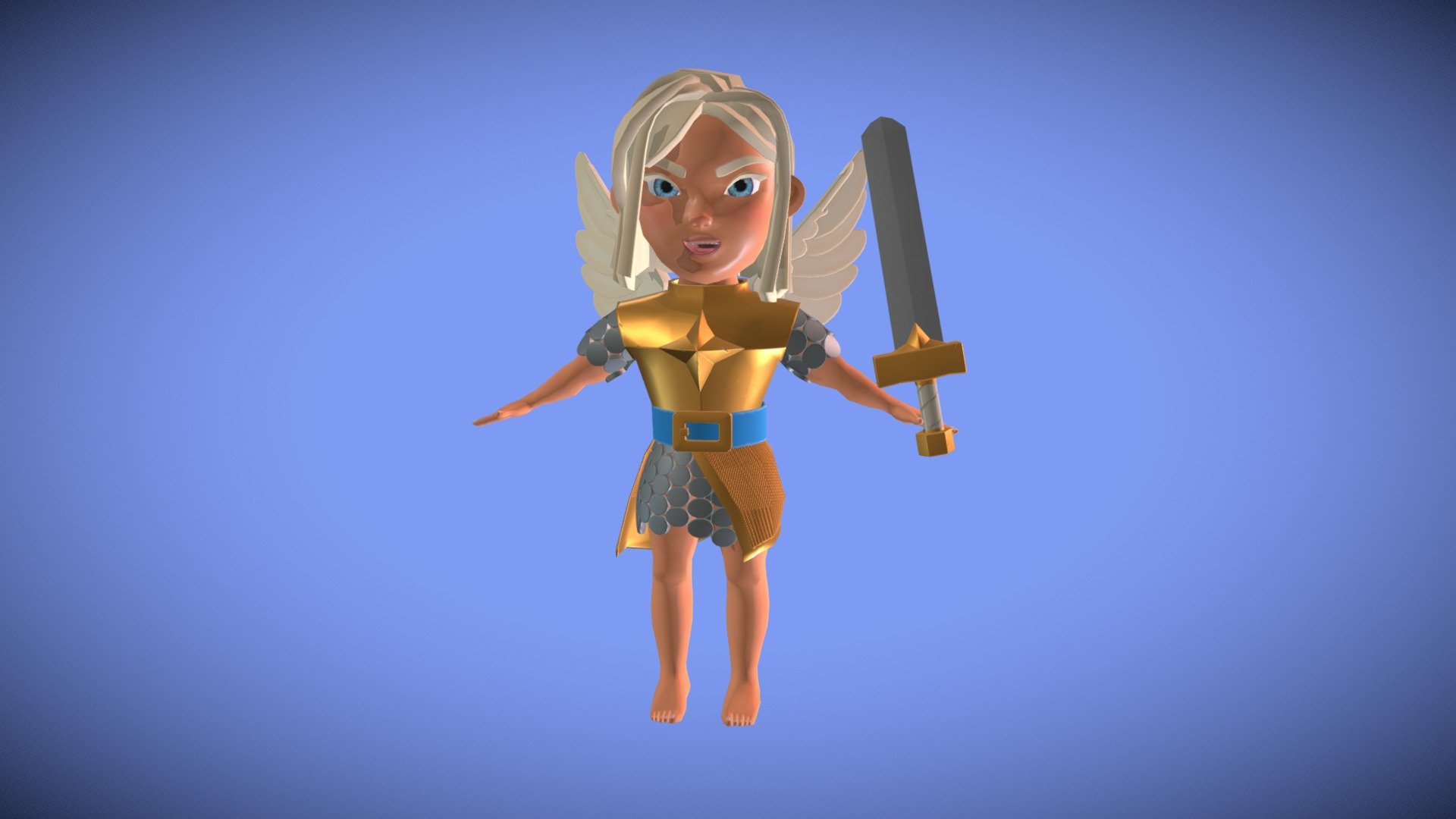 battle angel - 3D model by n_martinez. [6b01a57] - Sketchfab
