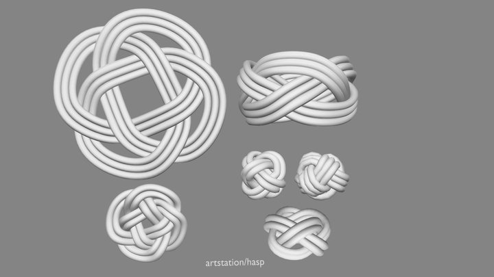 Knots 3D models - Sketchfab