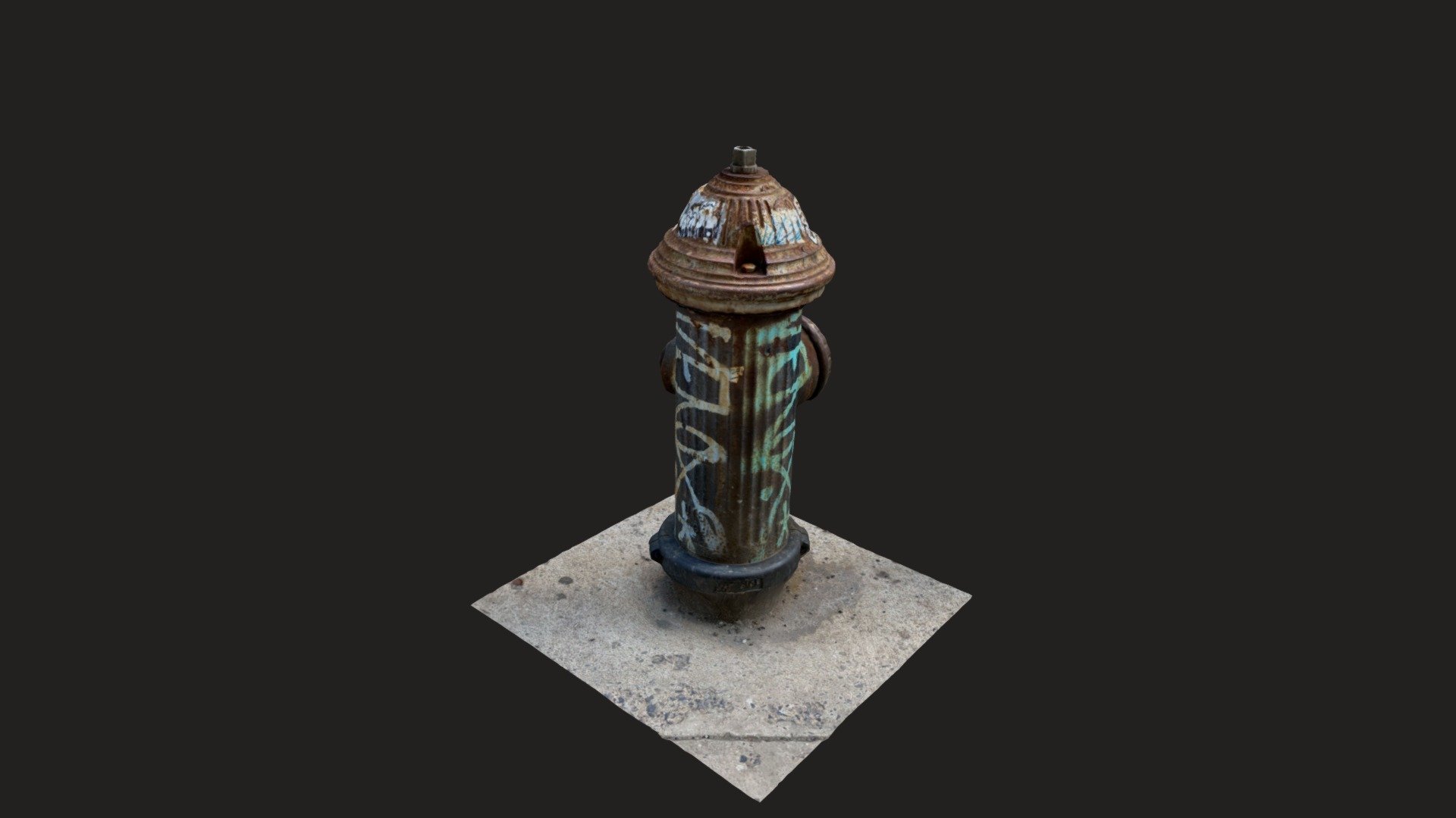 Day 247: Graffiti Hydrant - Buy Royalty Free 3D model by uttamg911 ...