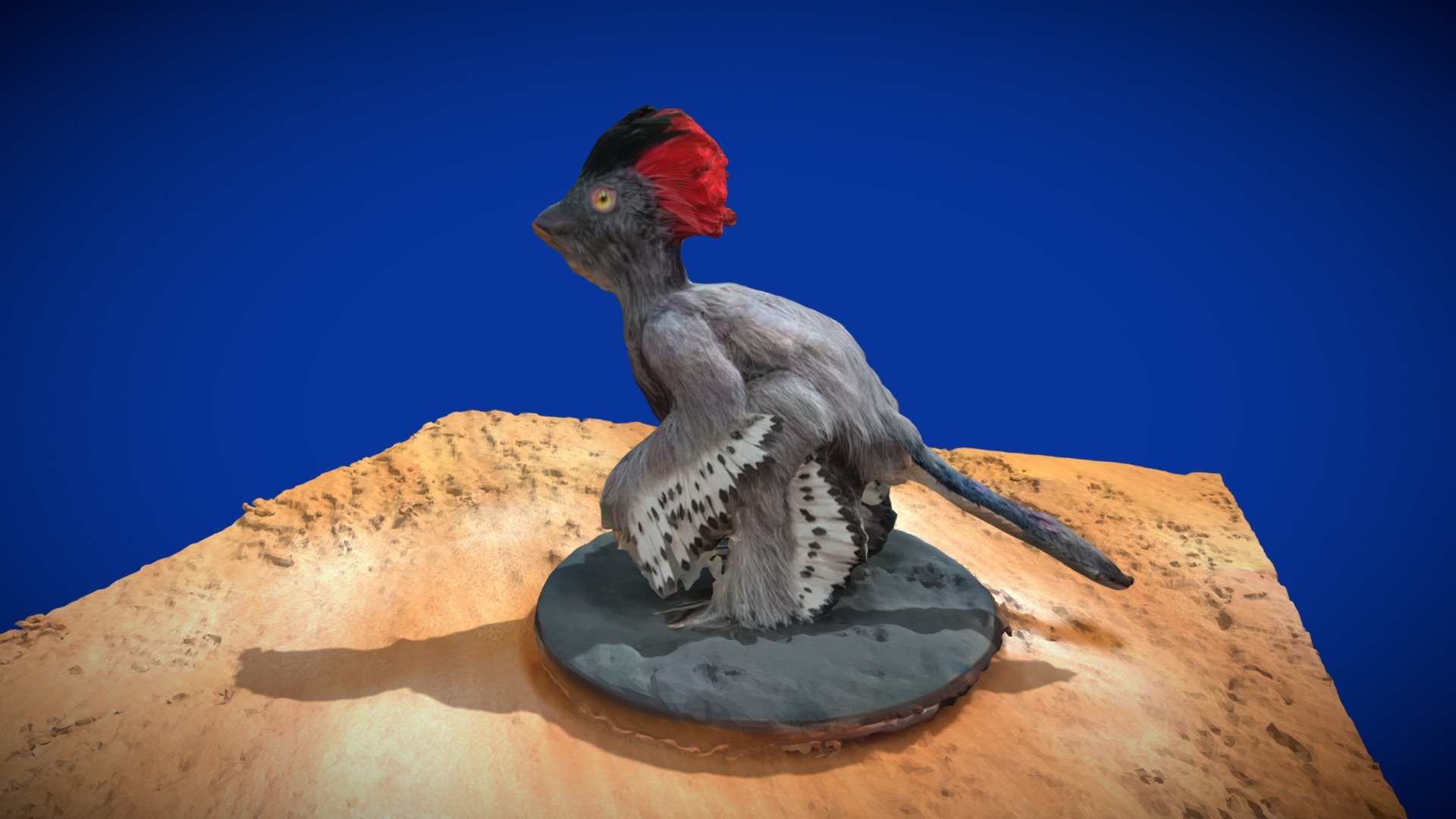 Anchiornis huxleyi - Download Free 3D model by Marco Sánchez (@biomarco ...