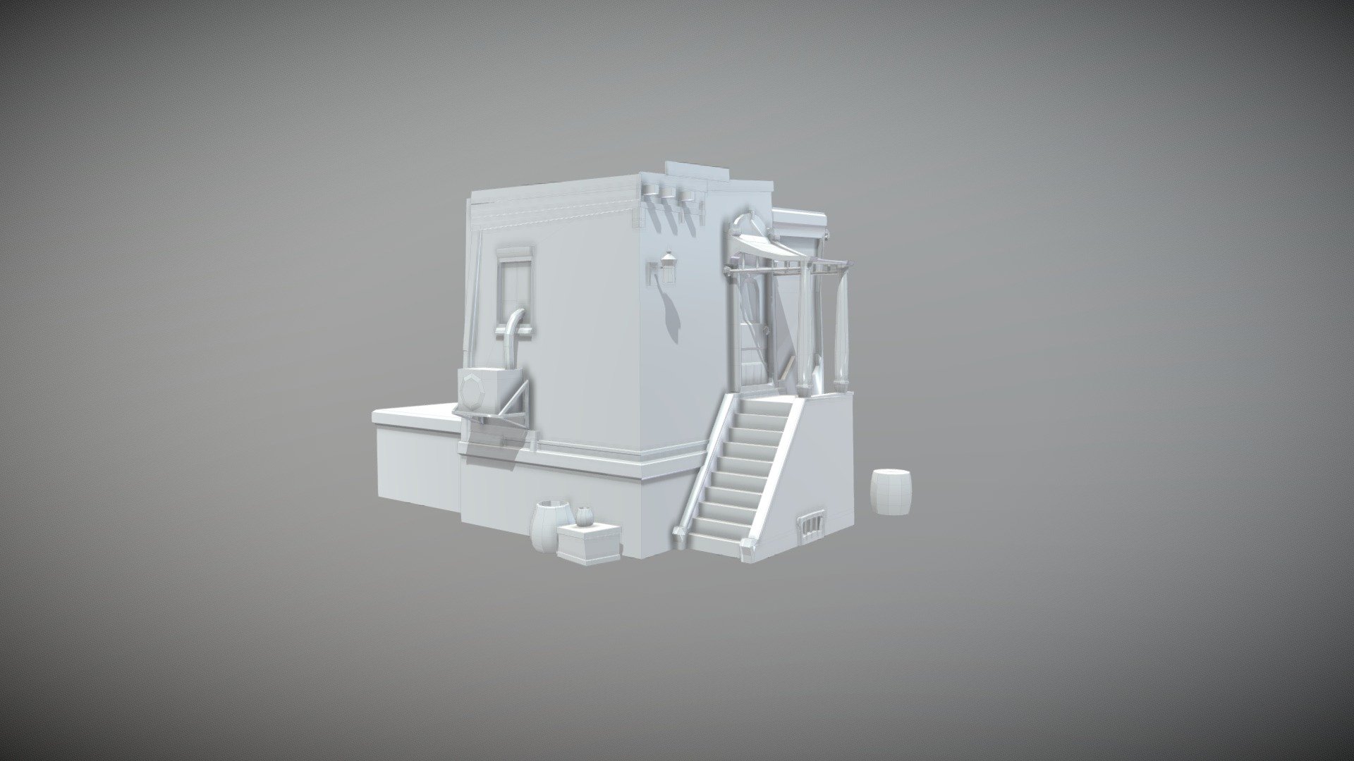 Ground floor building - 3D model by Sofia Campoy (@SofiaCampoy ...