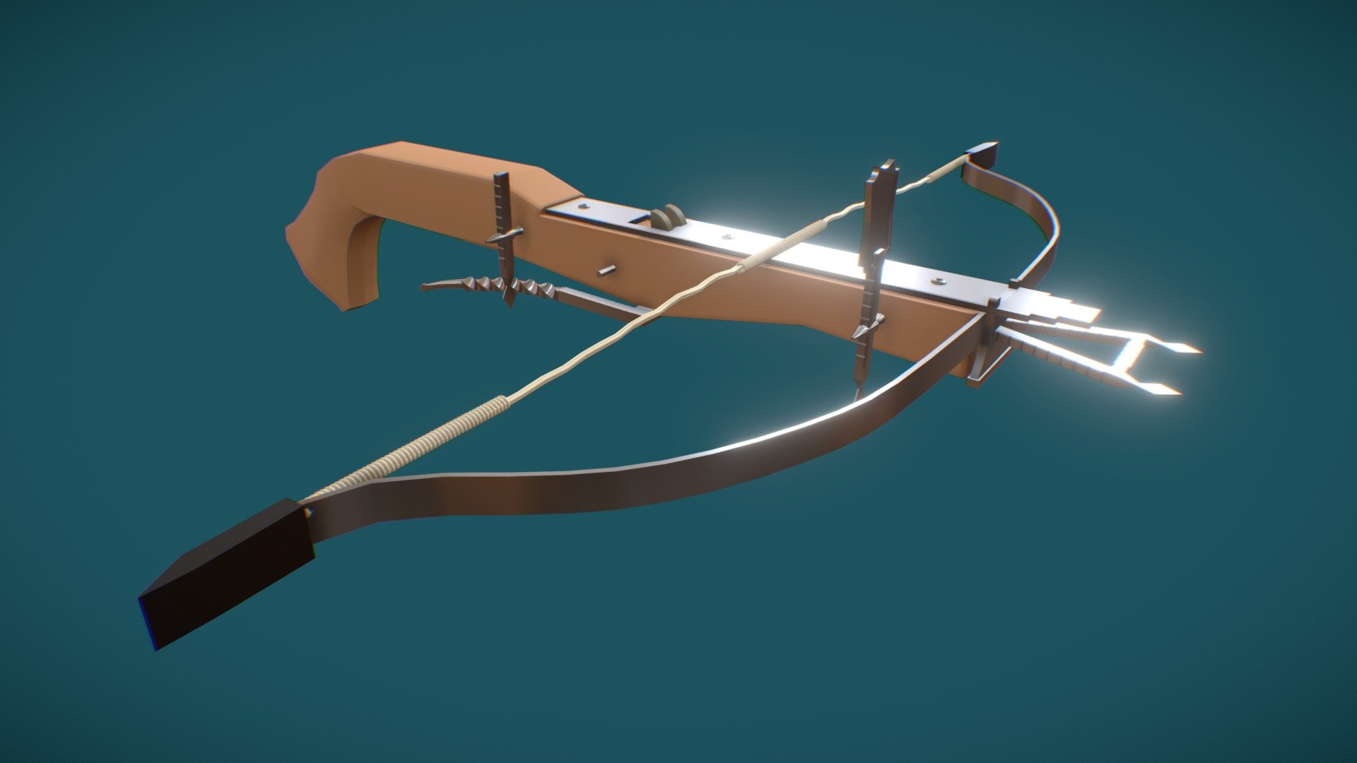 Crossbow - 3D model by darkwings [6b07f52] - Sketchfab