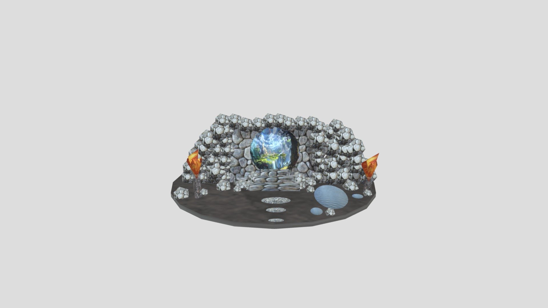 portal stone - 3D model by karmelkarain [6b0935b] - Sketchfab