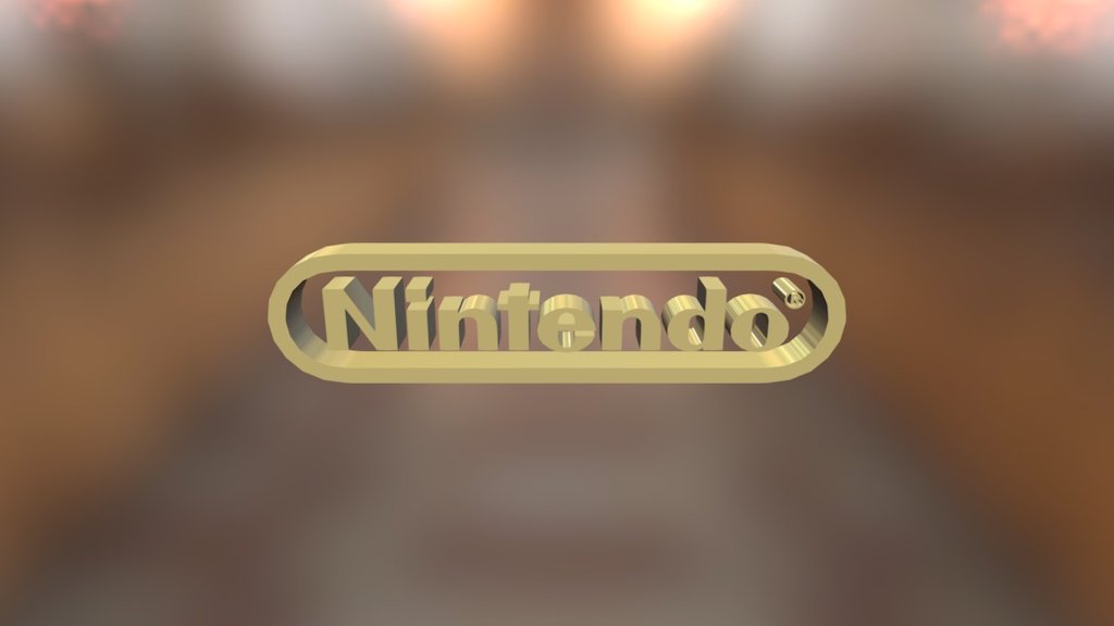 Nintendo Logo - 3D model by Luke Steel (@luke.steel) [6b0951e] - Sketchfab