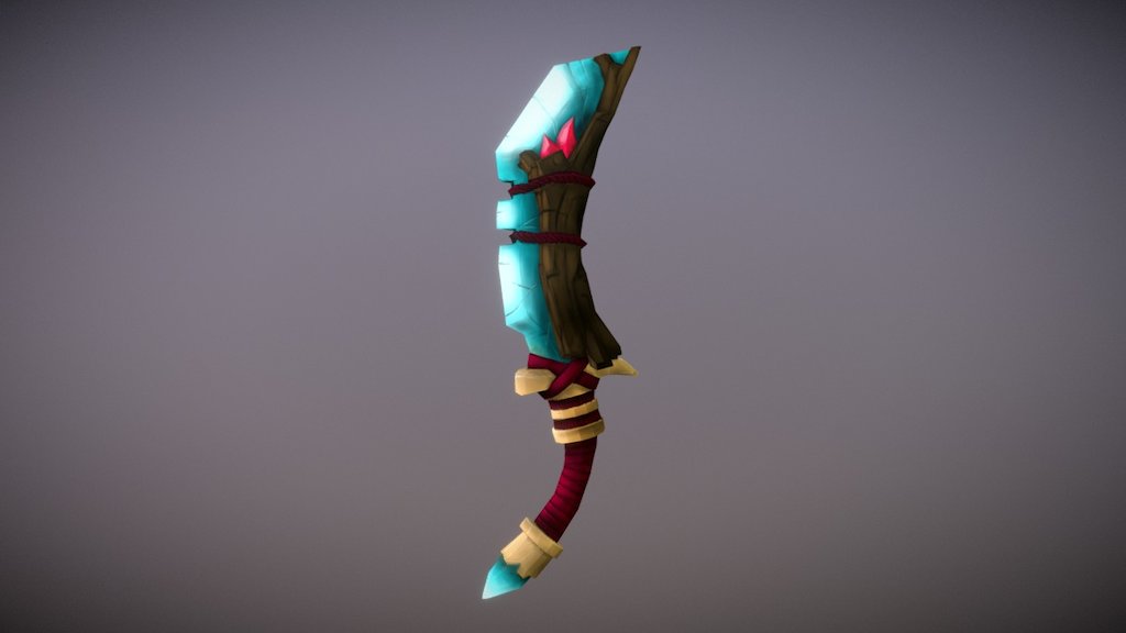 Runic Dagger (Hand Painted) - 3D model by MonsterTrex [6b0a608] - Sketchfab