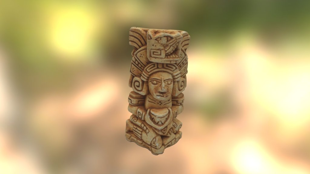 Small Mayan Statue - 3D model by Matthew Stephenson (@cneisme) [6b0b107 ...