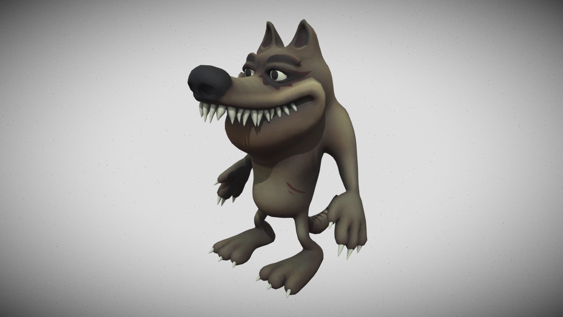 Ulven Ulrik (Ulrik the wolf) - Download Free 3D model by skjoldbroder ...