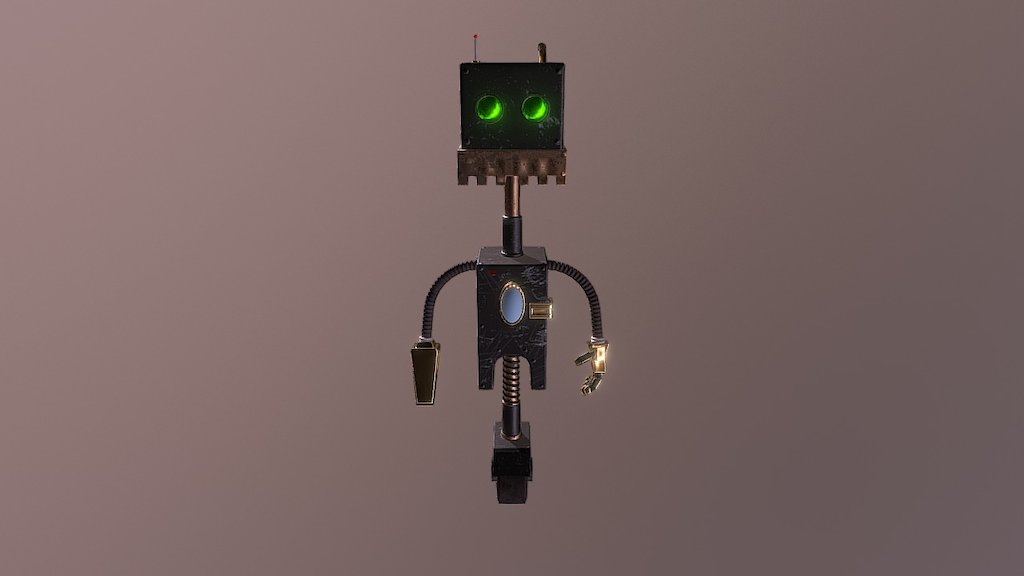 PBR Robot - 3D model by afarris11611 [6b0e7e4] - Sketchfab