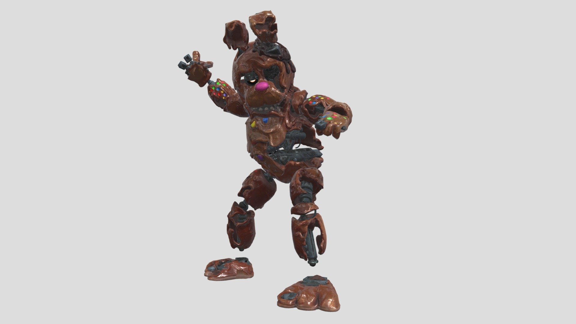 Melted Chocolate Bonnie - Download Free 3D model by OrangeSauceu ...