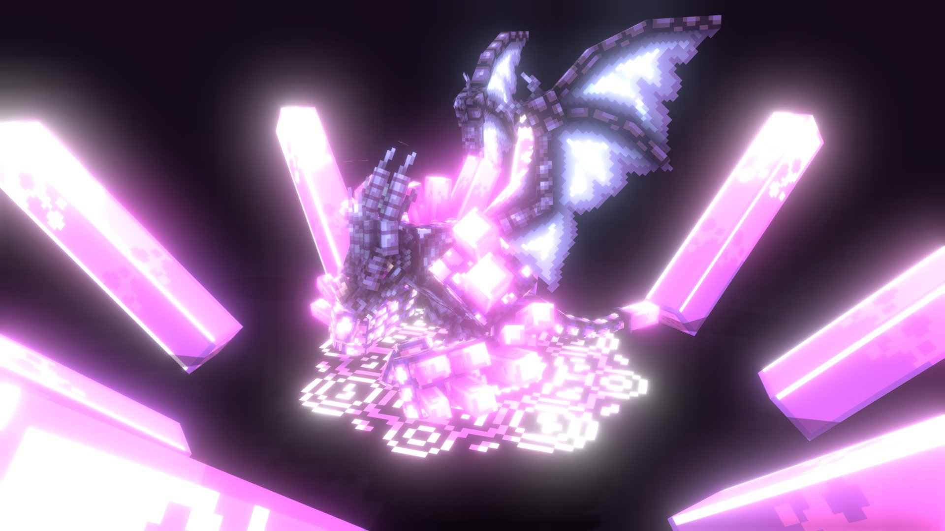 [Creature] Amethyst Crystal Dragon - 3D model by TrongLer [6b0f98d ...