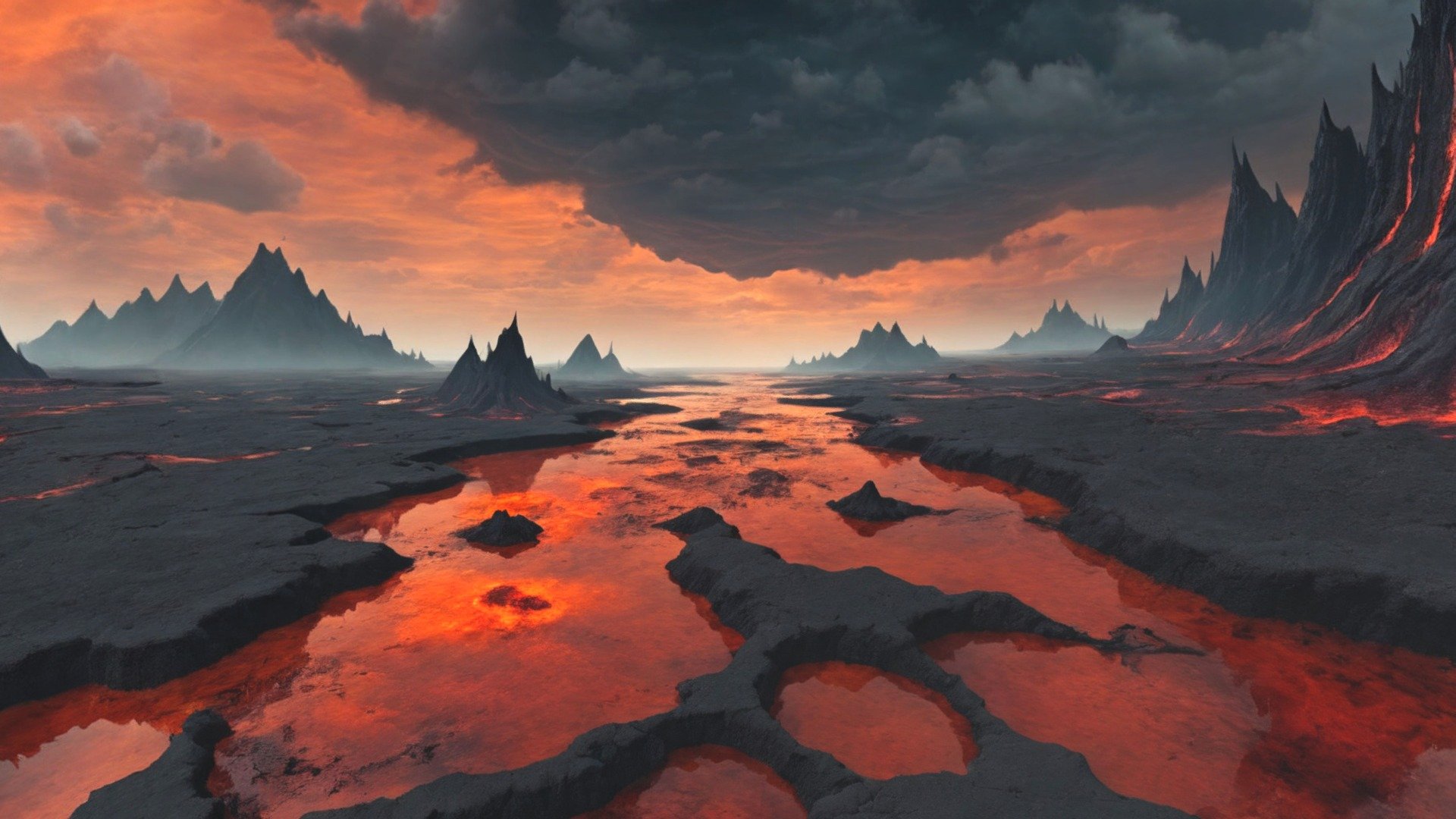 HDRI Lava Land Panoramas Megapack Vol.1 - Buy Royalty Free 3D model by ...