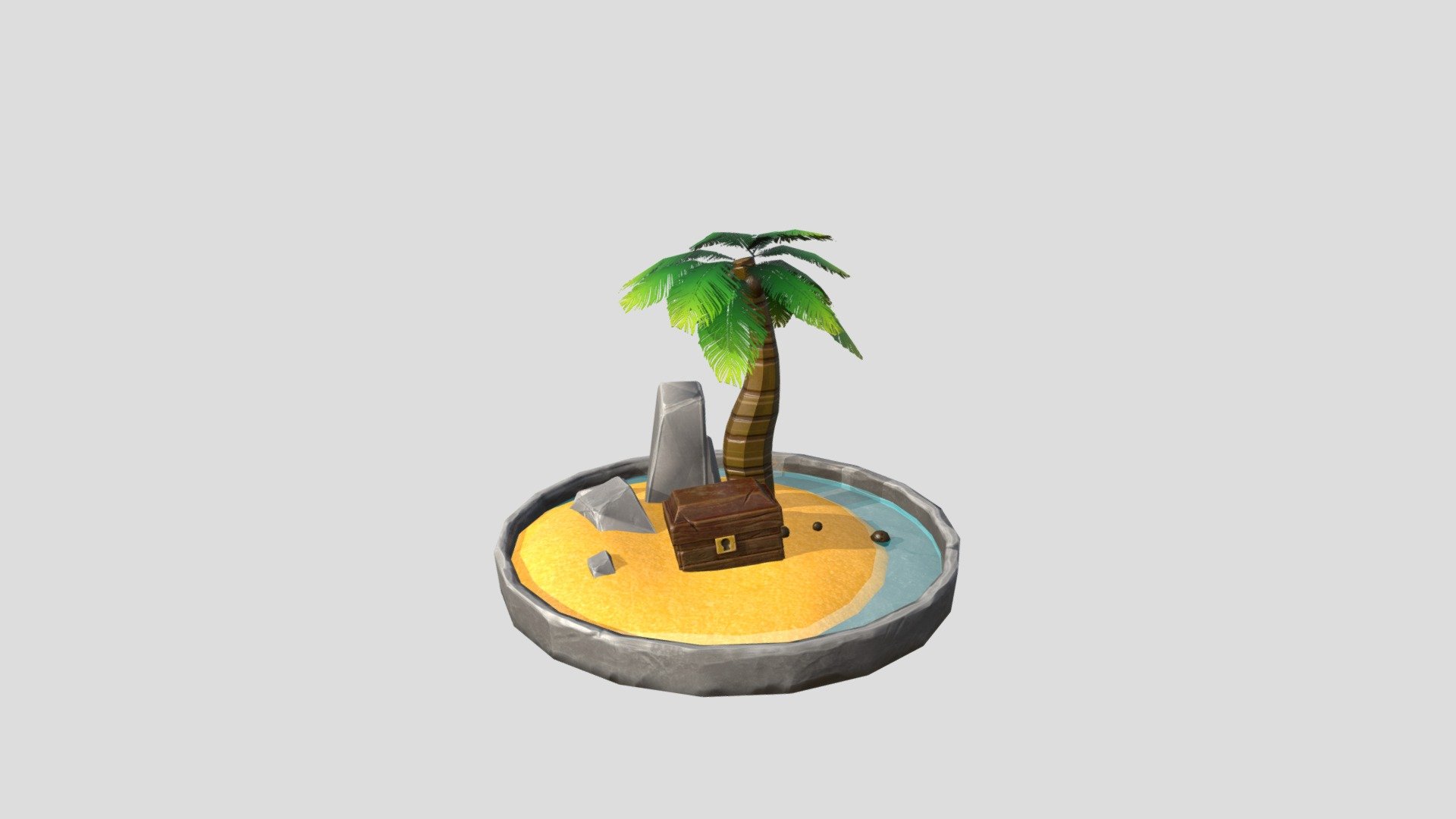 treasure_island - 3D model by arachide [6b10b14] - Sketchfab