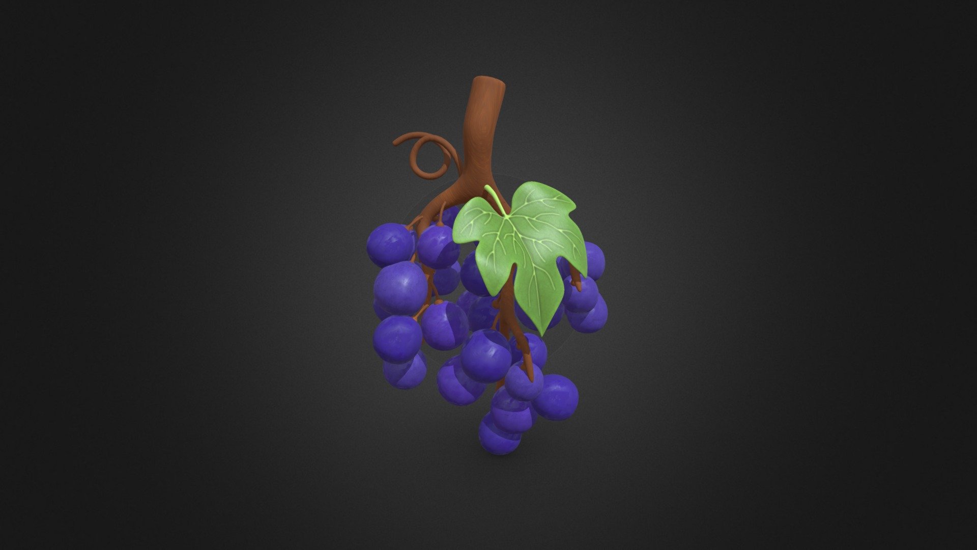 Stylized Grapes - Buy Royalty Free 3D model by Bacontaco [6b12c1d] - Sketchfab Store