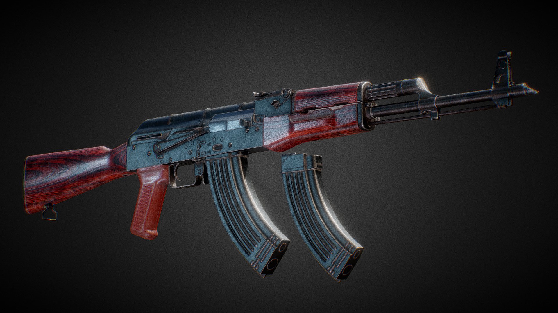AKM - 3D model by In1gomontoya (Zarif Khairuddin) (@in1gomontoya ...