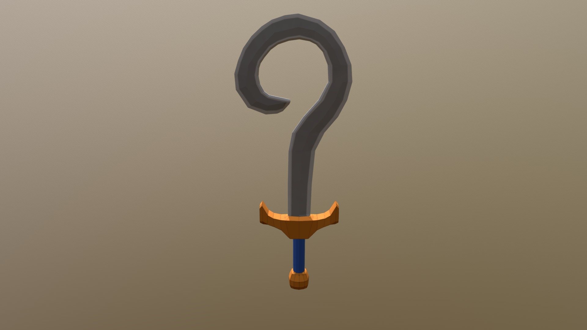 Hook Sword - 3D model by KodomoStudio [6b16246] - Sketchfab