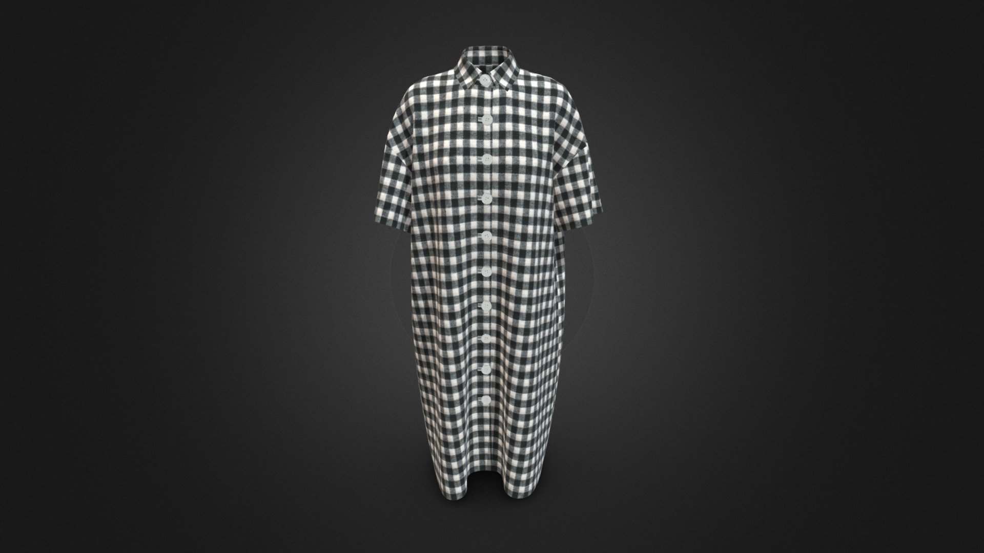 Button shirt one piece - Buy Royalty Free 3D model by number1d3d ...