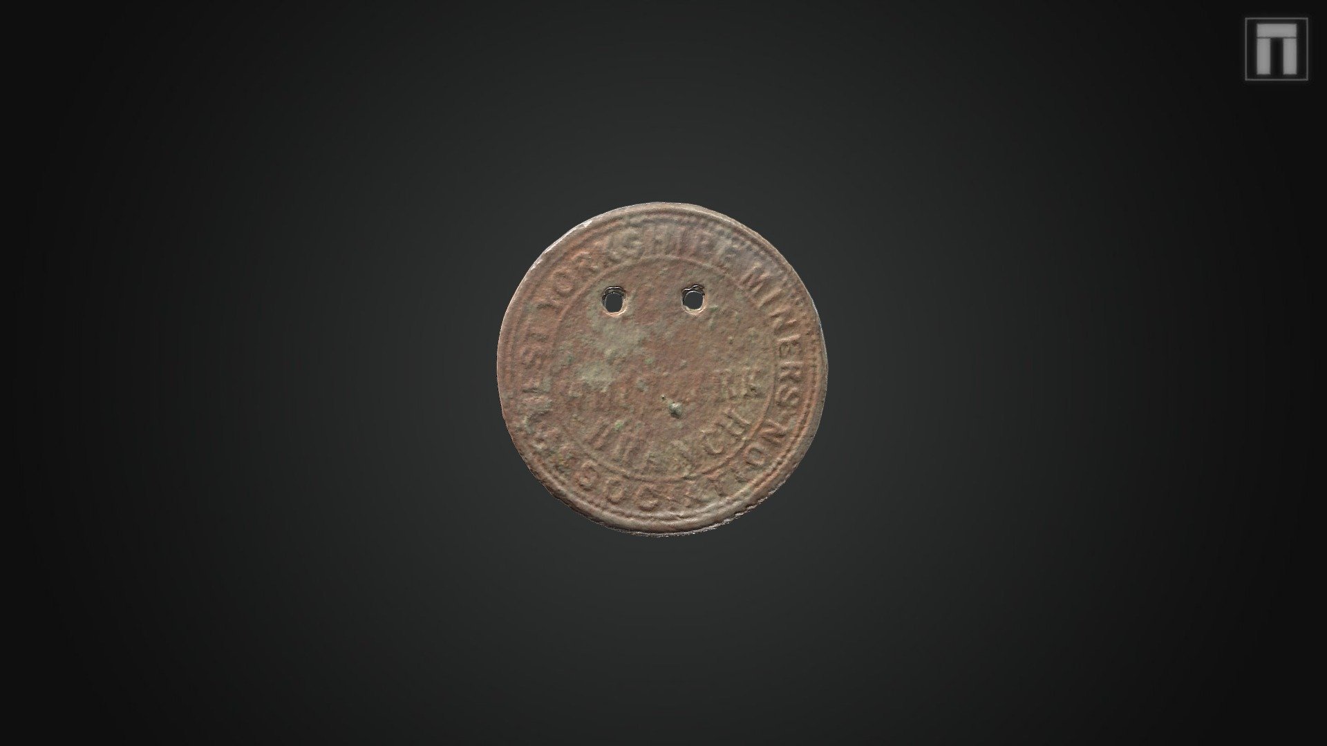 Miner’s Token - 3D model by Wessex Archaeology (@wessexarchaeology ...