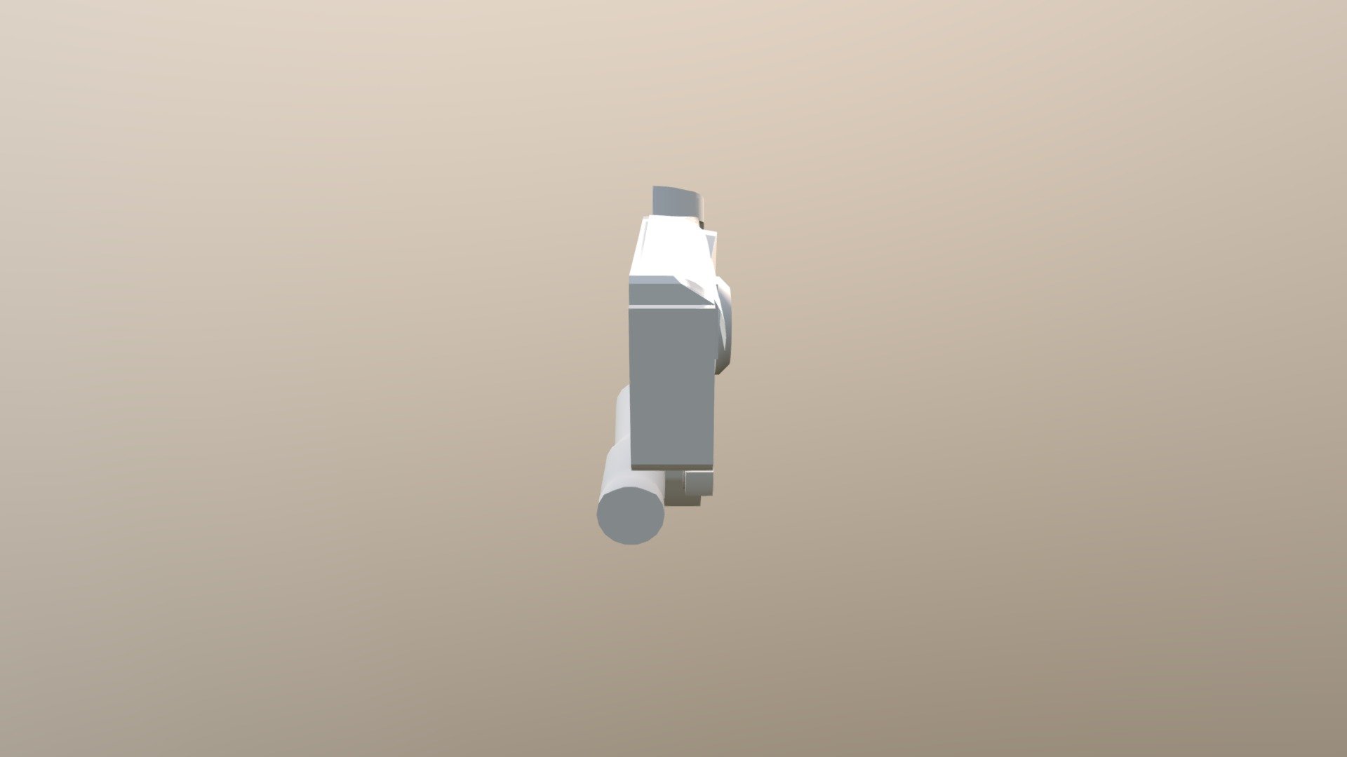 Gun Blockout - 3D model by DS (@trapmaster64) [6b1b570] - Sketchfab
