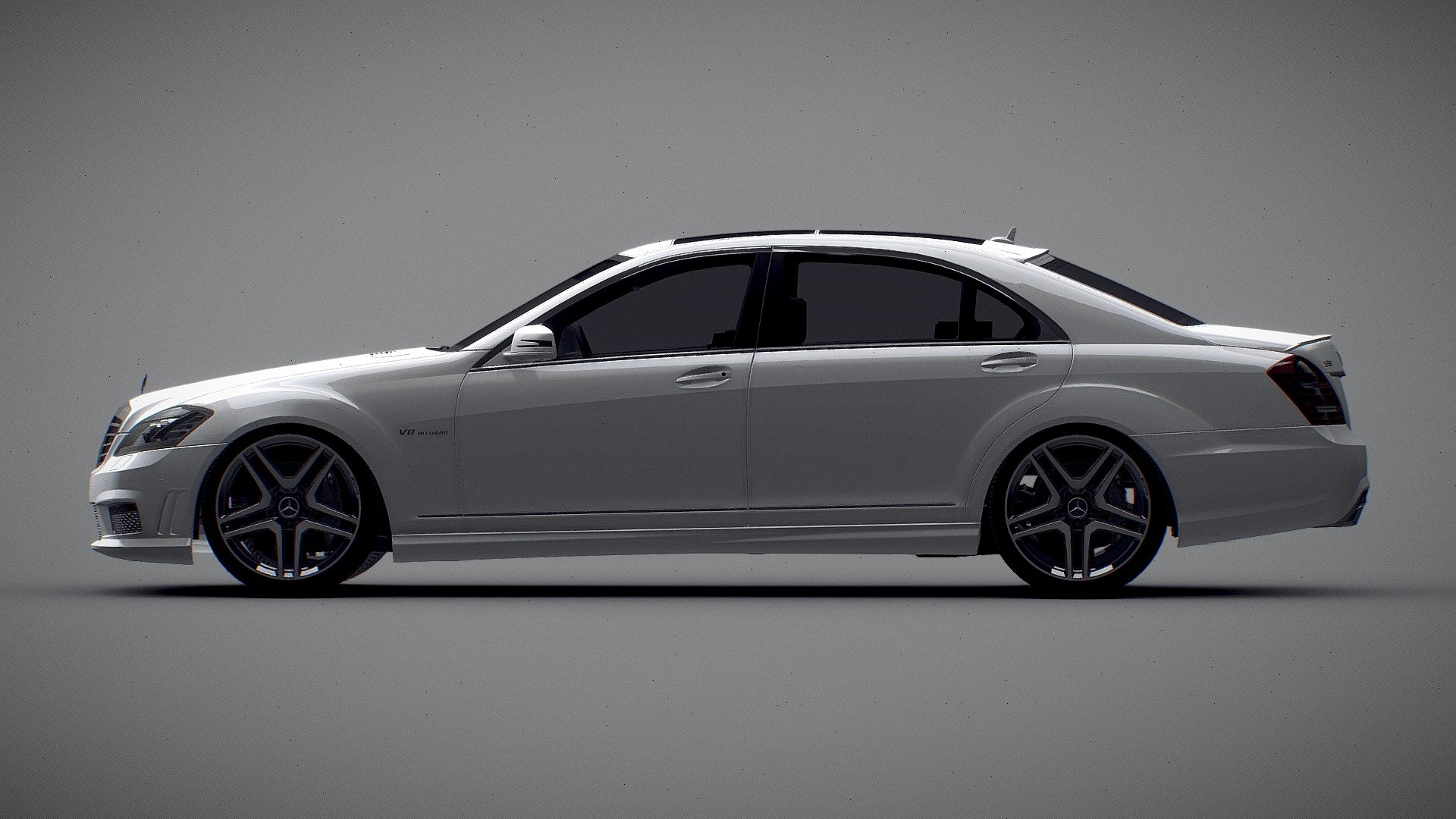 Mersedes-Benz S-class W221 - Download Free 3D model by Black Snow ...