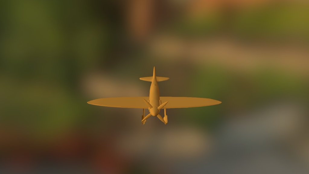 Gold Plane - 3D model by josh (@josh3dmodels) [6b1d7fa] - Sketchfab