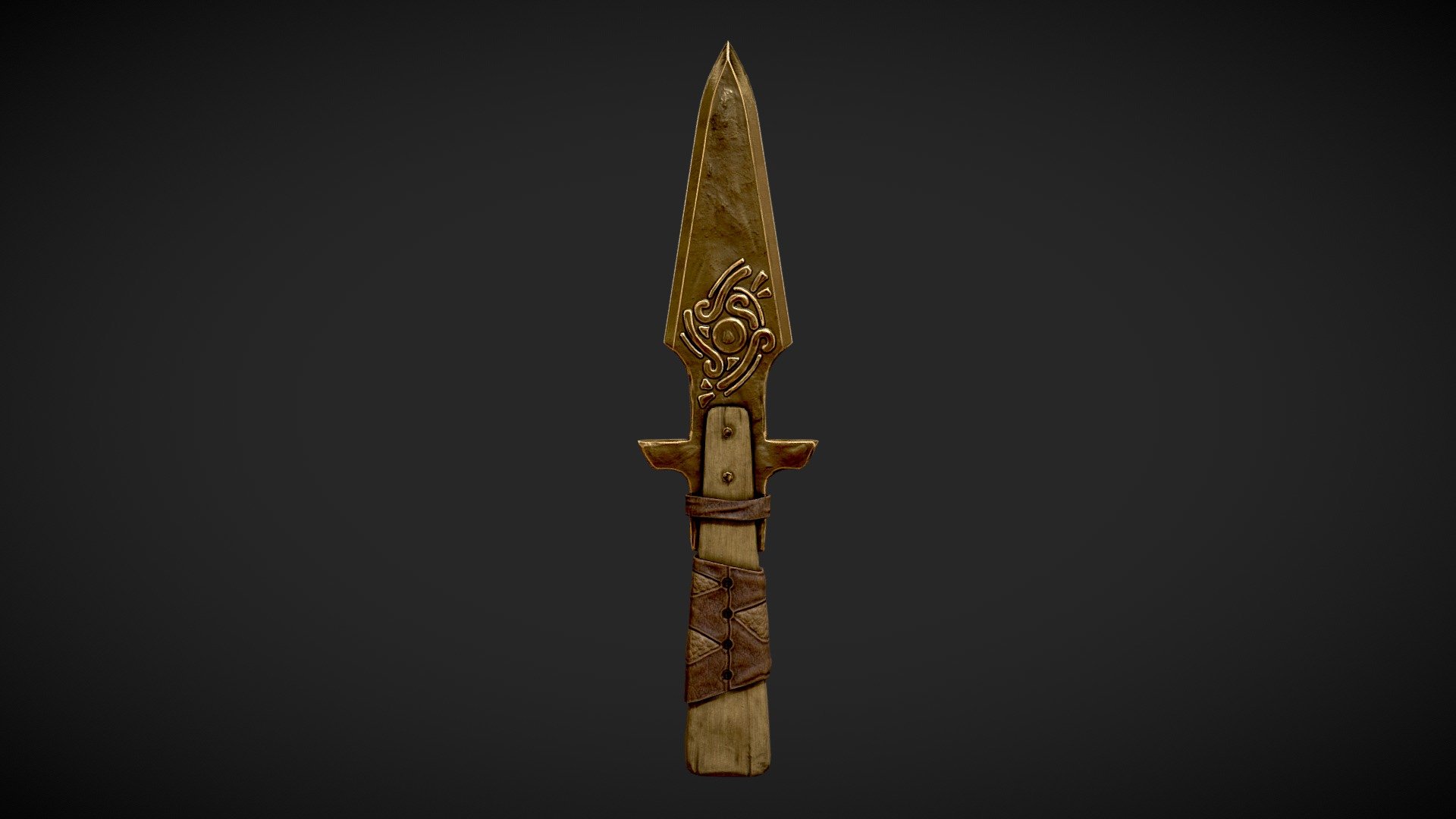 Dagger Bronze - Game Ready - 3D model by extrin6 3D (@extrin6_3D ...