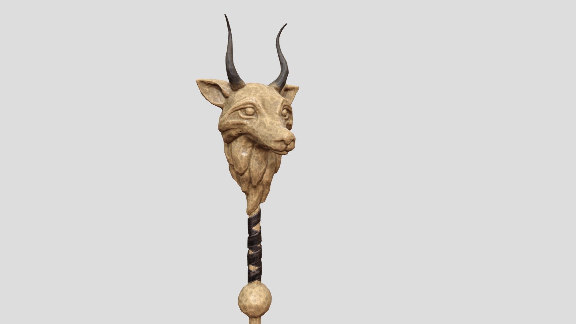 Animal Staff - 3D model by Nadzeya (@sunny.khmelnitskaya) [6b21276 ...