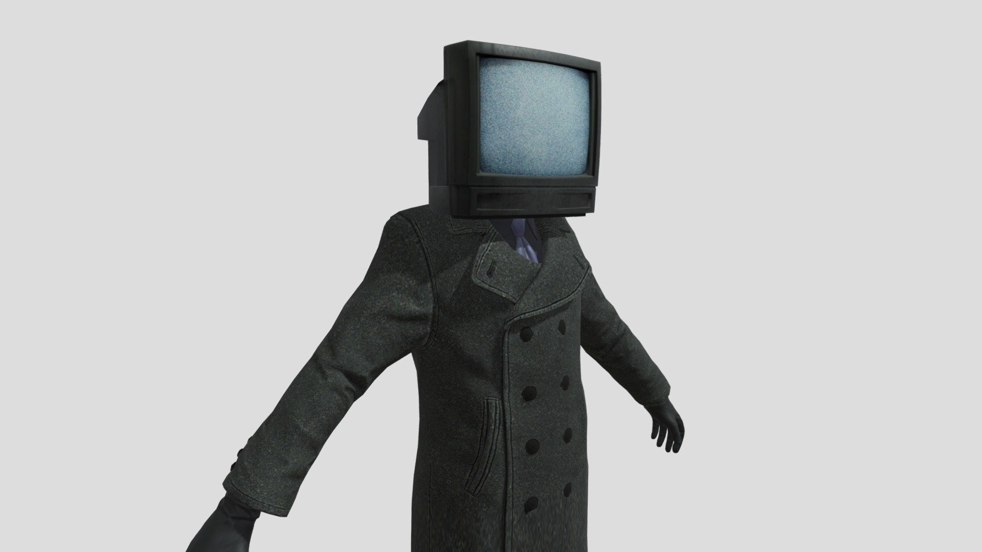 Tv Man - Download Free 3D model by zlyyx (@Zlyyx_) [6b21c1e] - Sketchfab