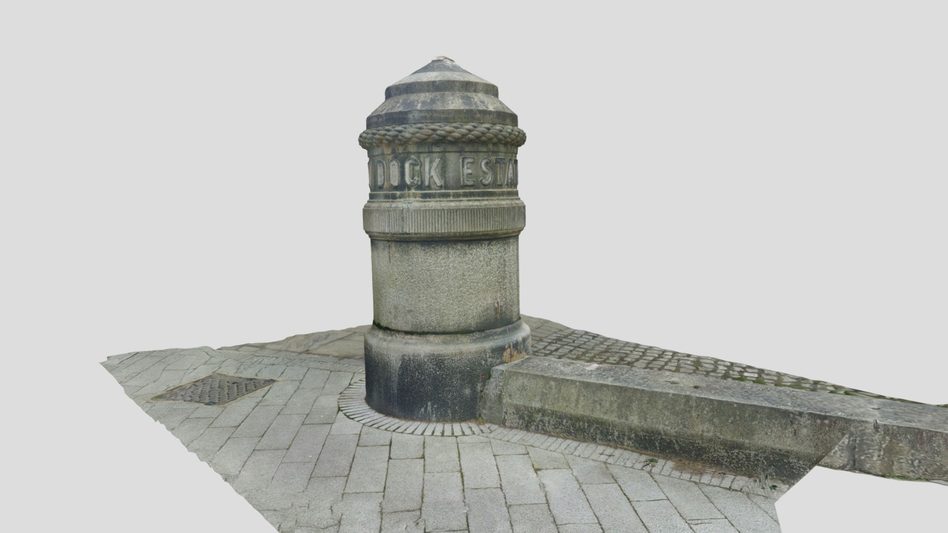 Mersey Docks Estate stone post - Download Free 3D model by ickleweb ...