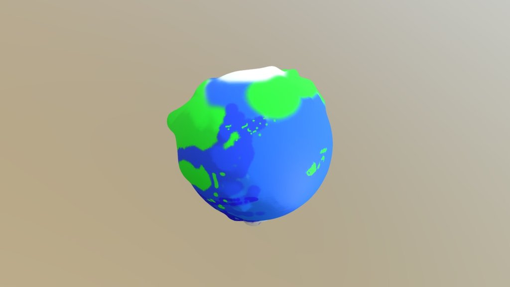 My Best Try At Making Earth - 3D model by Tate0355 [6b2234a] - Sketchfab