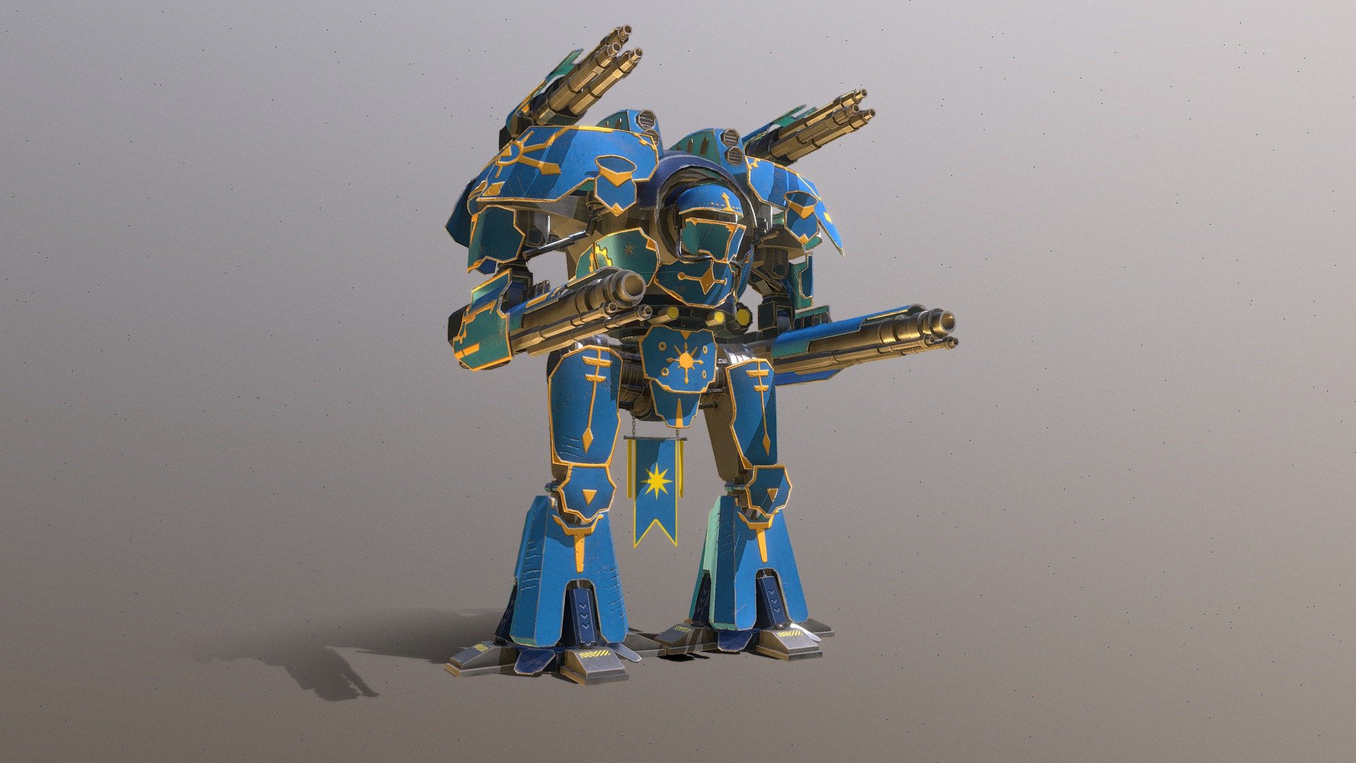 Warlord Titan warhammer 40k - 3D model by Zaverio [6b226f5] - Sketchfab