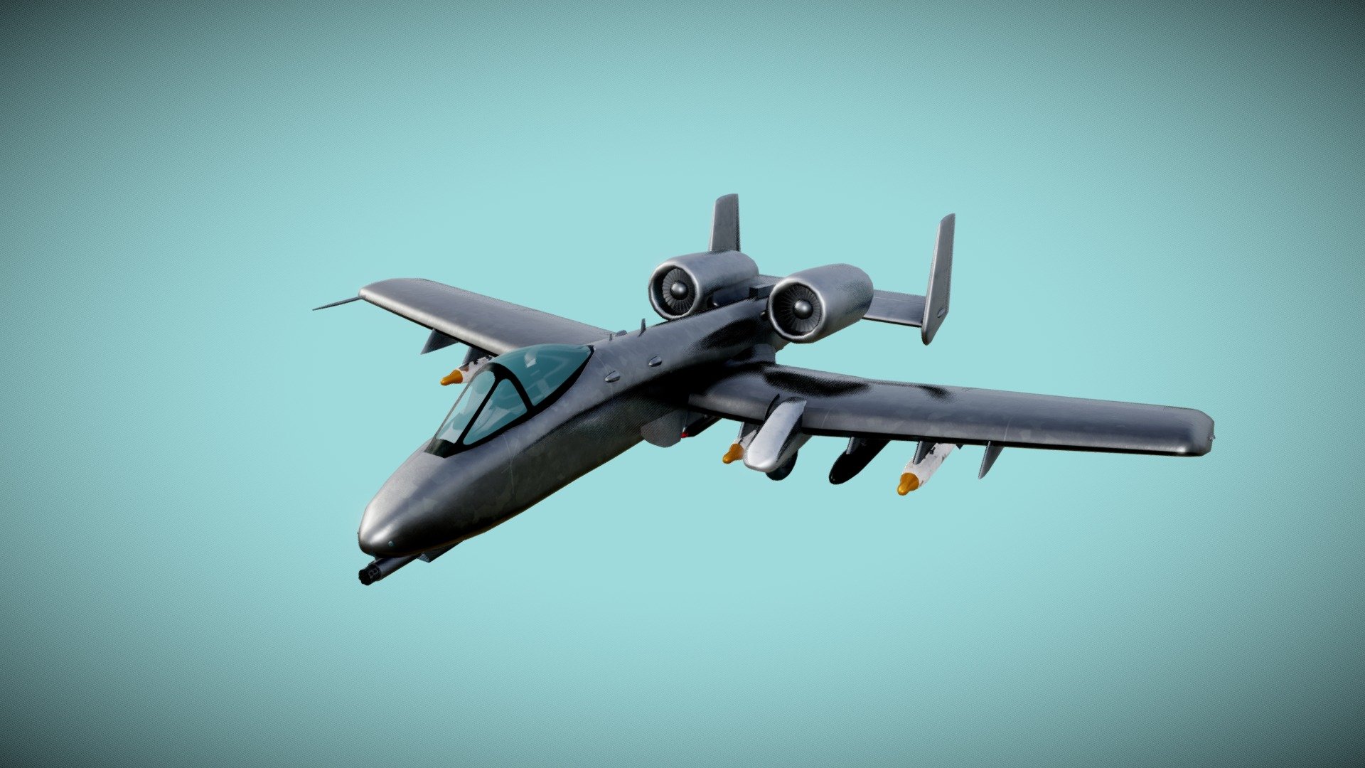 A10 Warthog - Download Free 3D model by Federico Ferretti ...