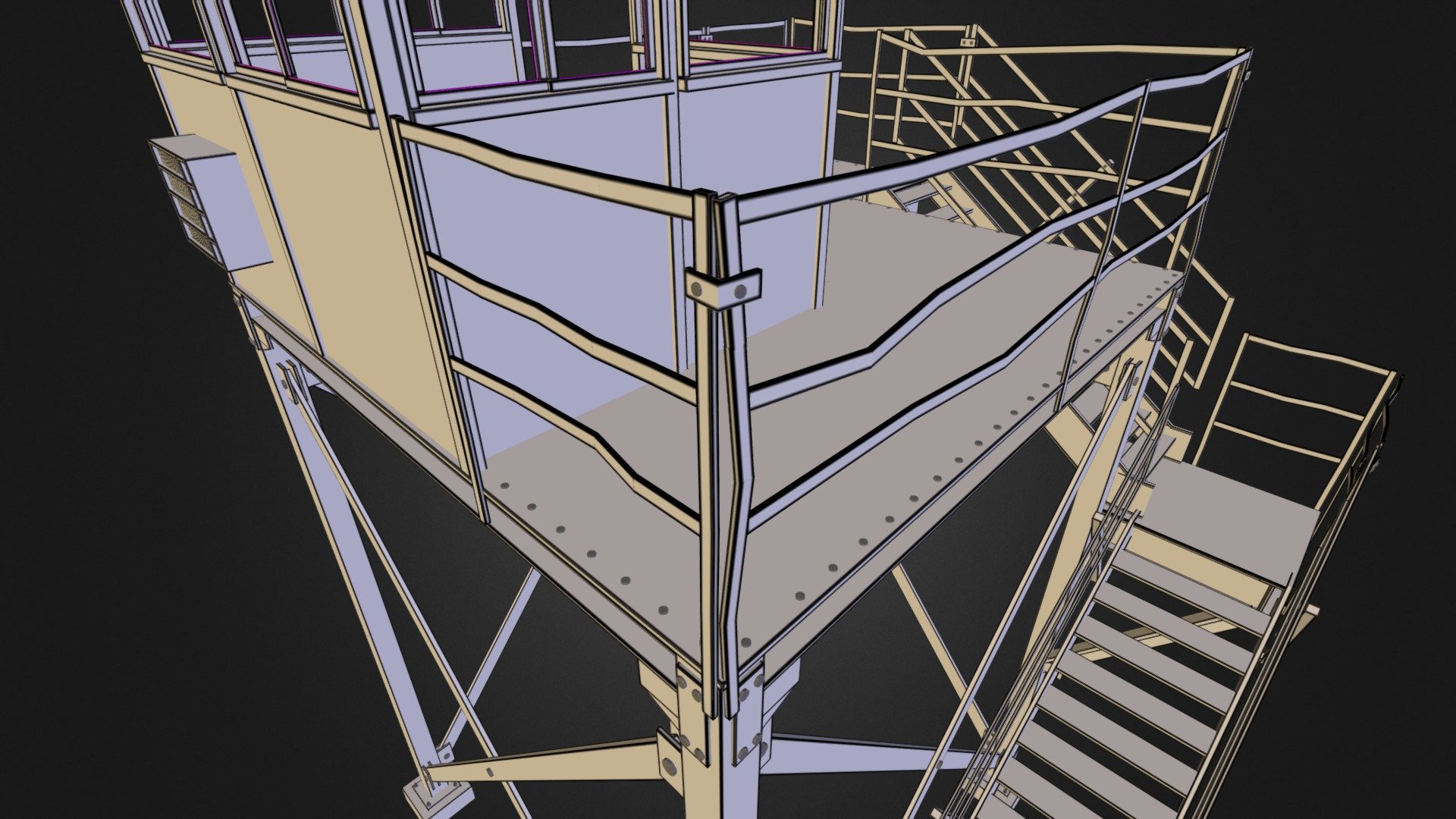 Tower Wip - 3D model by herrdarky [6b22ea3] - Sketchfab