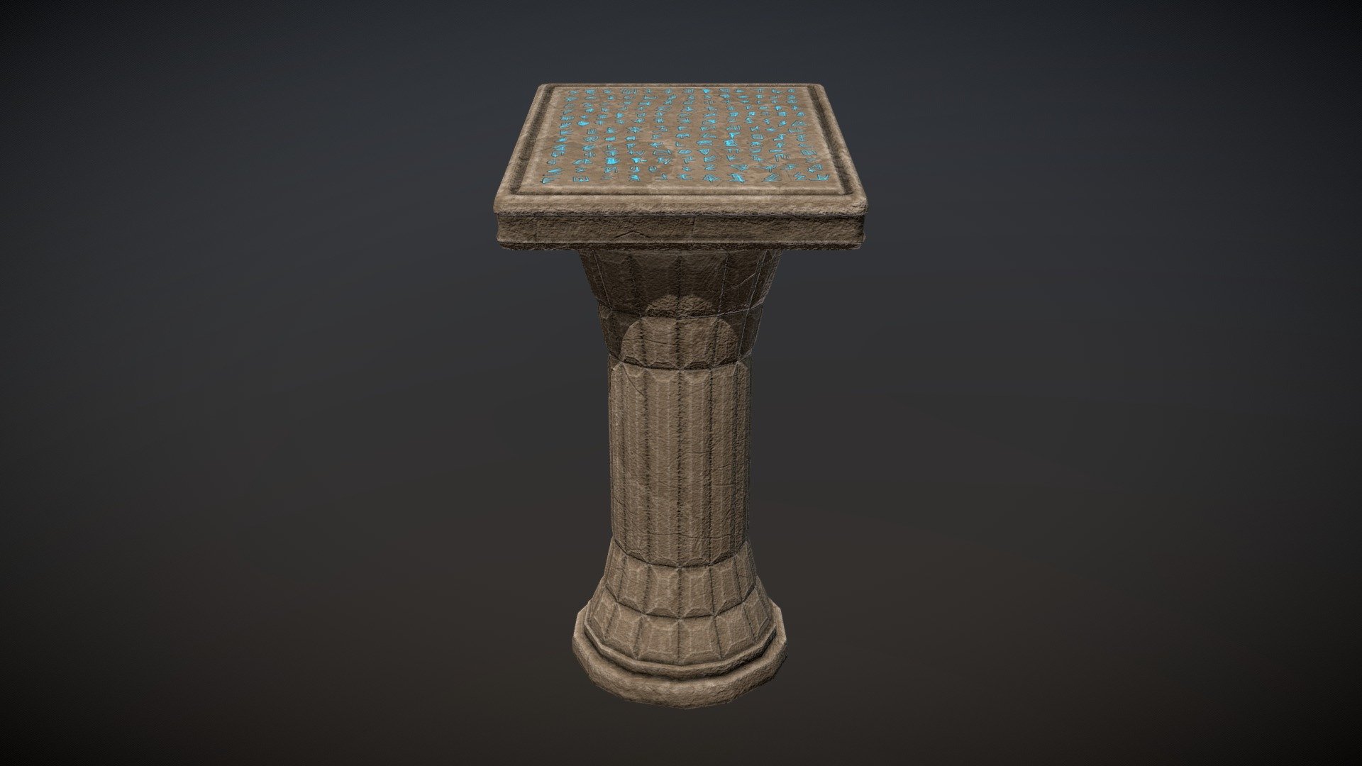 Pedestal` - 3D model by cansutanpolat [6b232ec] - Sketchfab