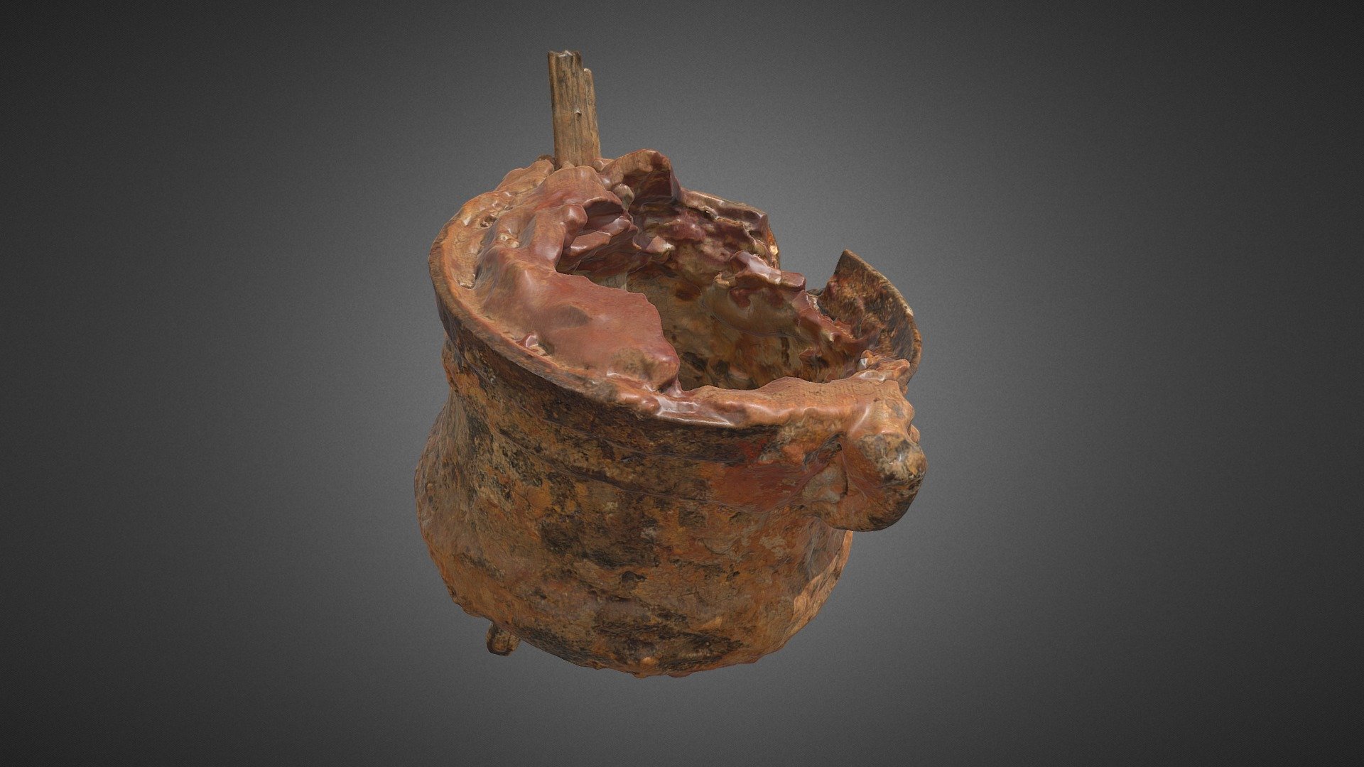 Batavialand rijkscollectie OF60-140 verfpot - Download Free 3D model by ...
