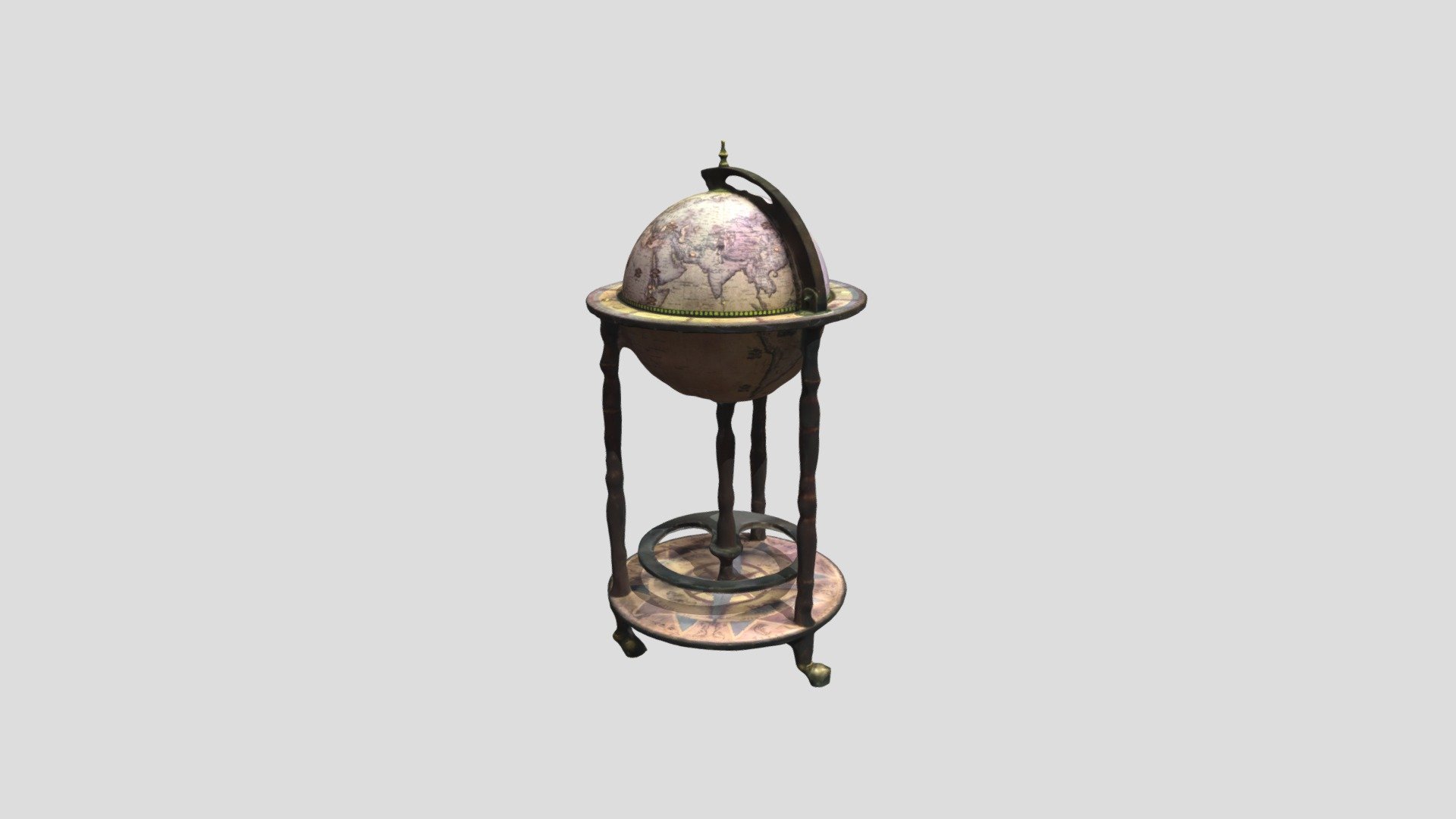 Victorian Era Globe - 3D model by Daniel.Dana.Art [6b24676] - Sketchfab