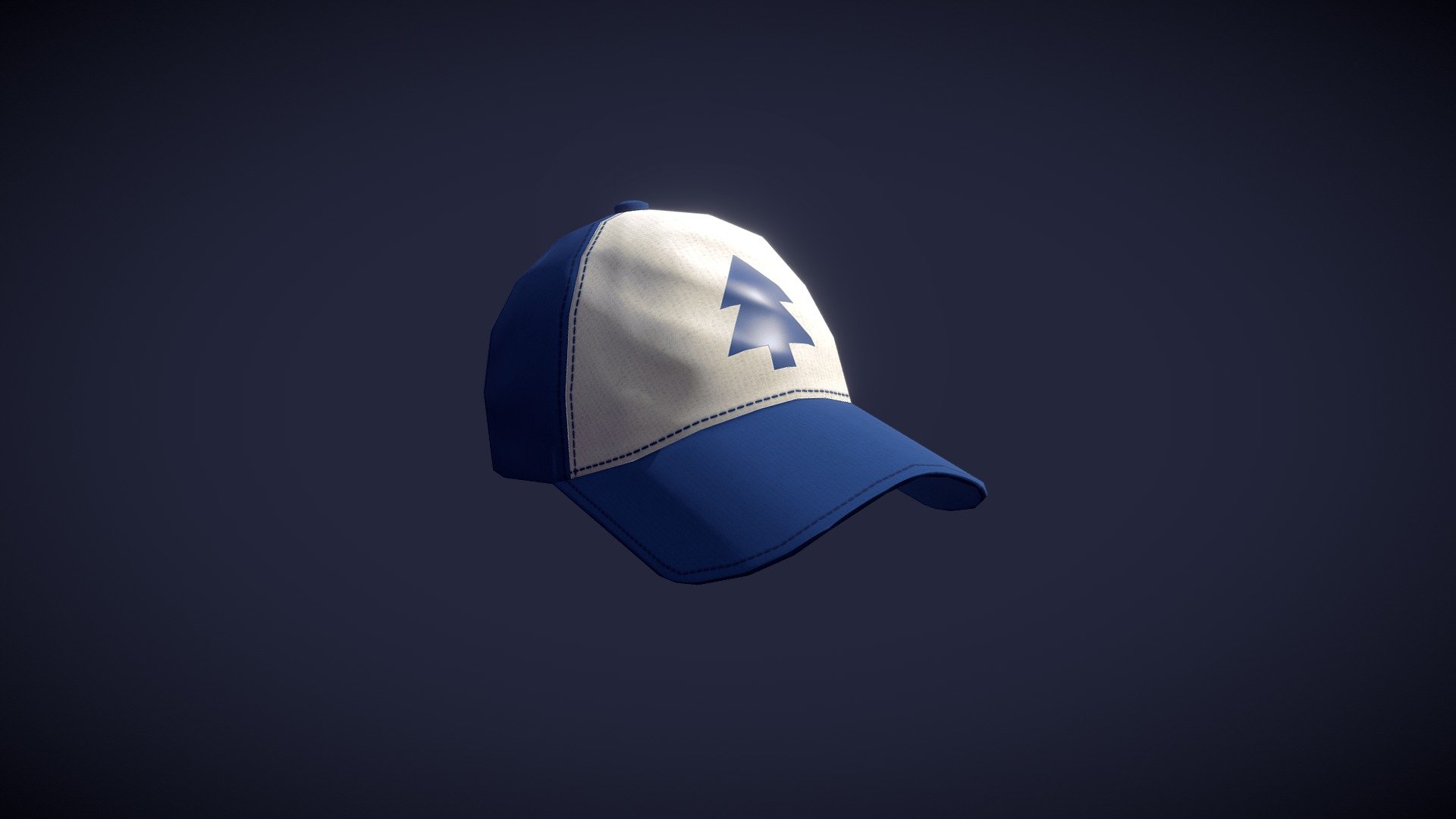 Dipper's cap - Download Free 3D model by Nick Pekarsky (@kolumba1991 ...