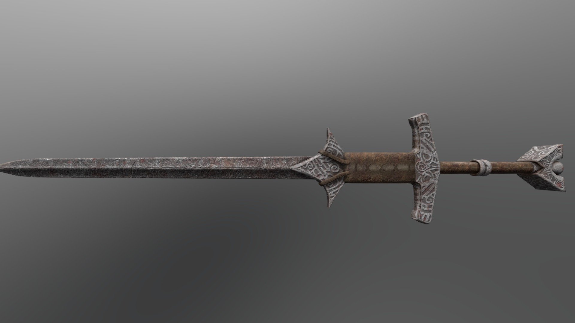 Steel Great Sword ( ZWEIHANDER ) - 3D model by SkiLLsZ (@skillszlmao ...