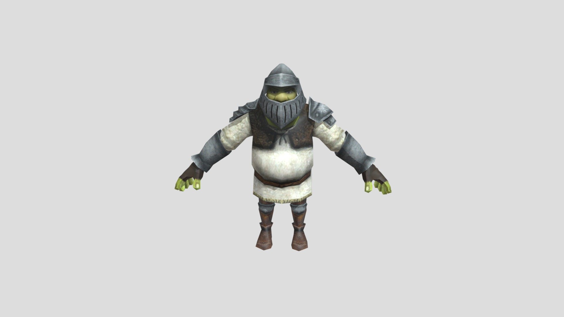 Shrek_knight - Download Free 3D model by Kyle.withem [6b289a4] - Sketchfab
