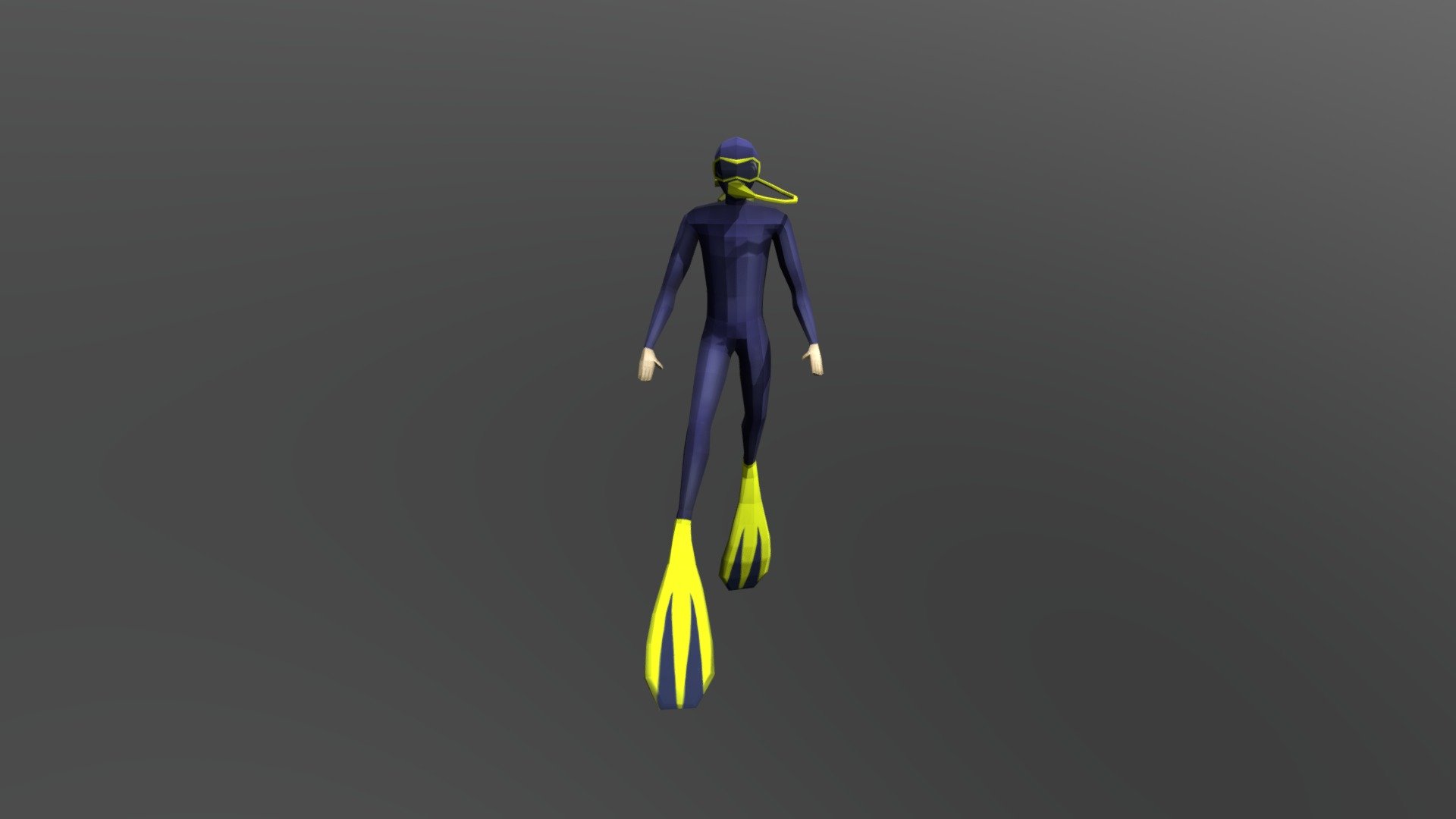 Diver - 3D model by bezz13 [6b28ab3] - Sketchfab