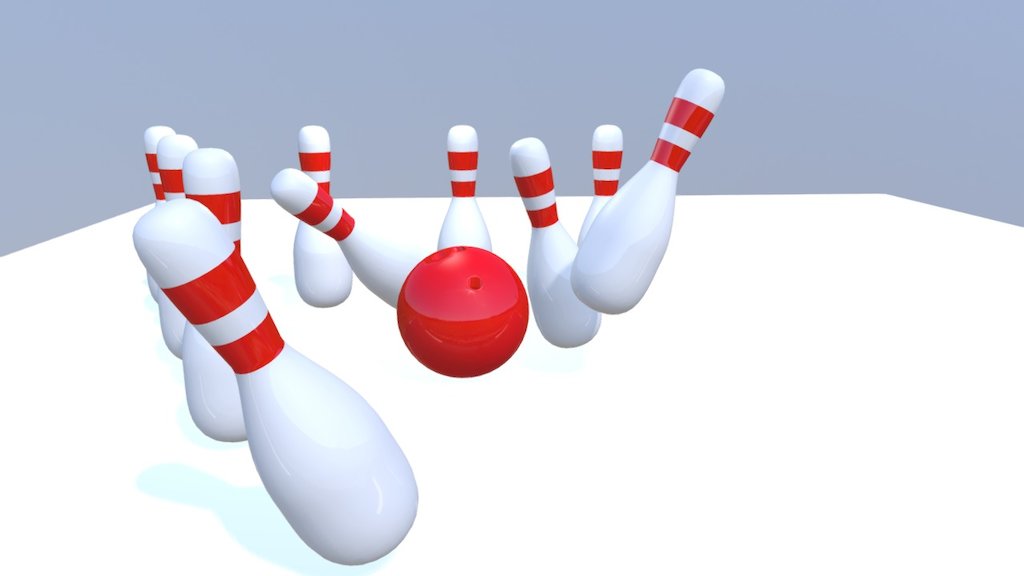 Bowling Scene - 3D model by acebets [6b28d8a] - Sketchfab