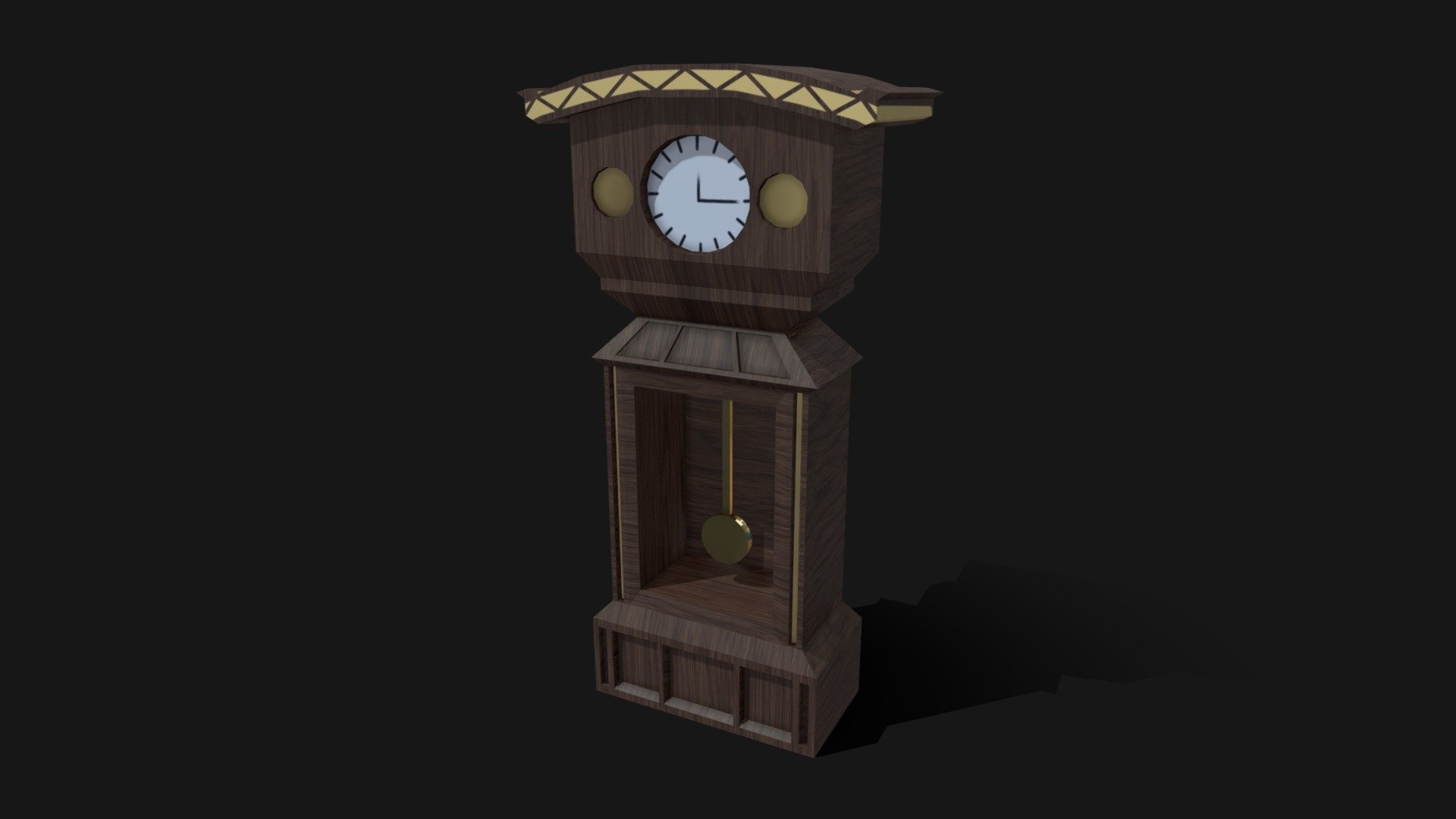 Grandfather Clock - 3D model by johanna.nilsson [6b2c112] - Sketchfab