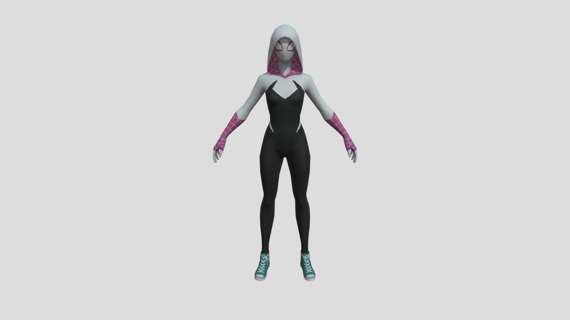 Free Fire Spider-Man female 3D Model New - 3D model by SQ Gaming YT ...
