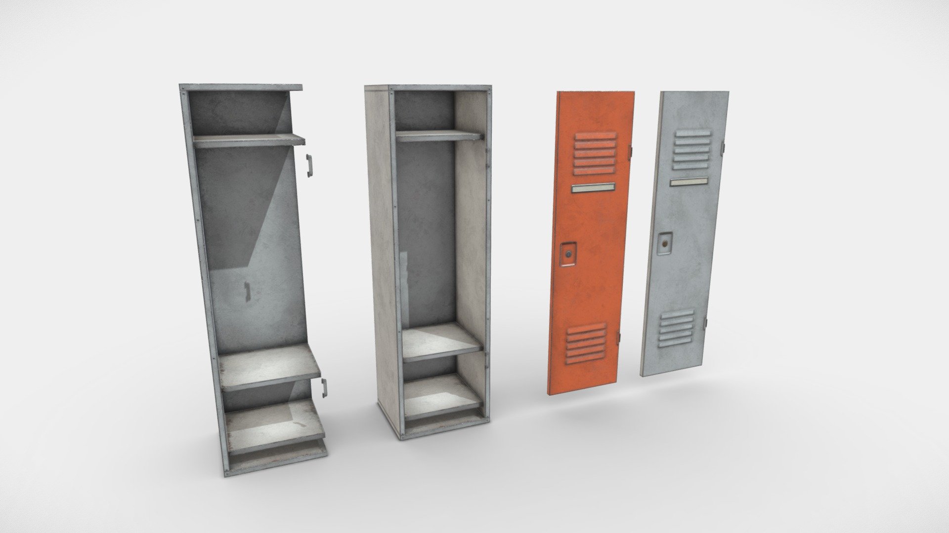 Lockers - 3D model by 3ddominator (@roughdominator) [6b2d71d] - Sketchfab