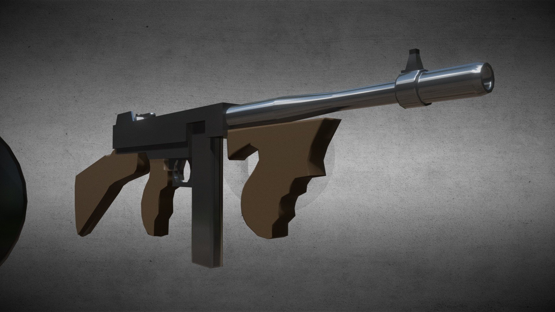 Tommy Gun Base Free - Download Free 3D model by Libau Media ...