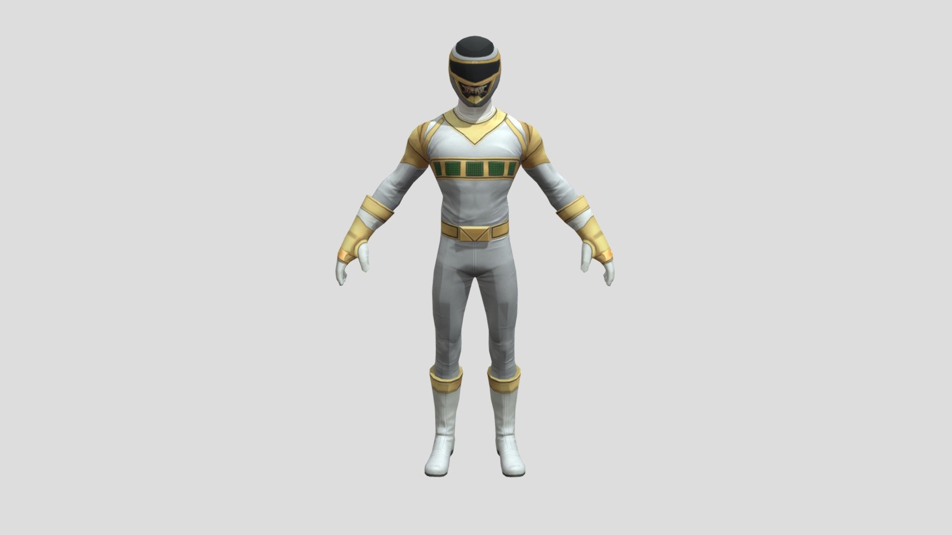 Death Silver Space Ranger - Power Rangers - Download Free 3D model by ...